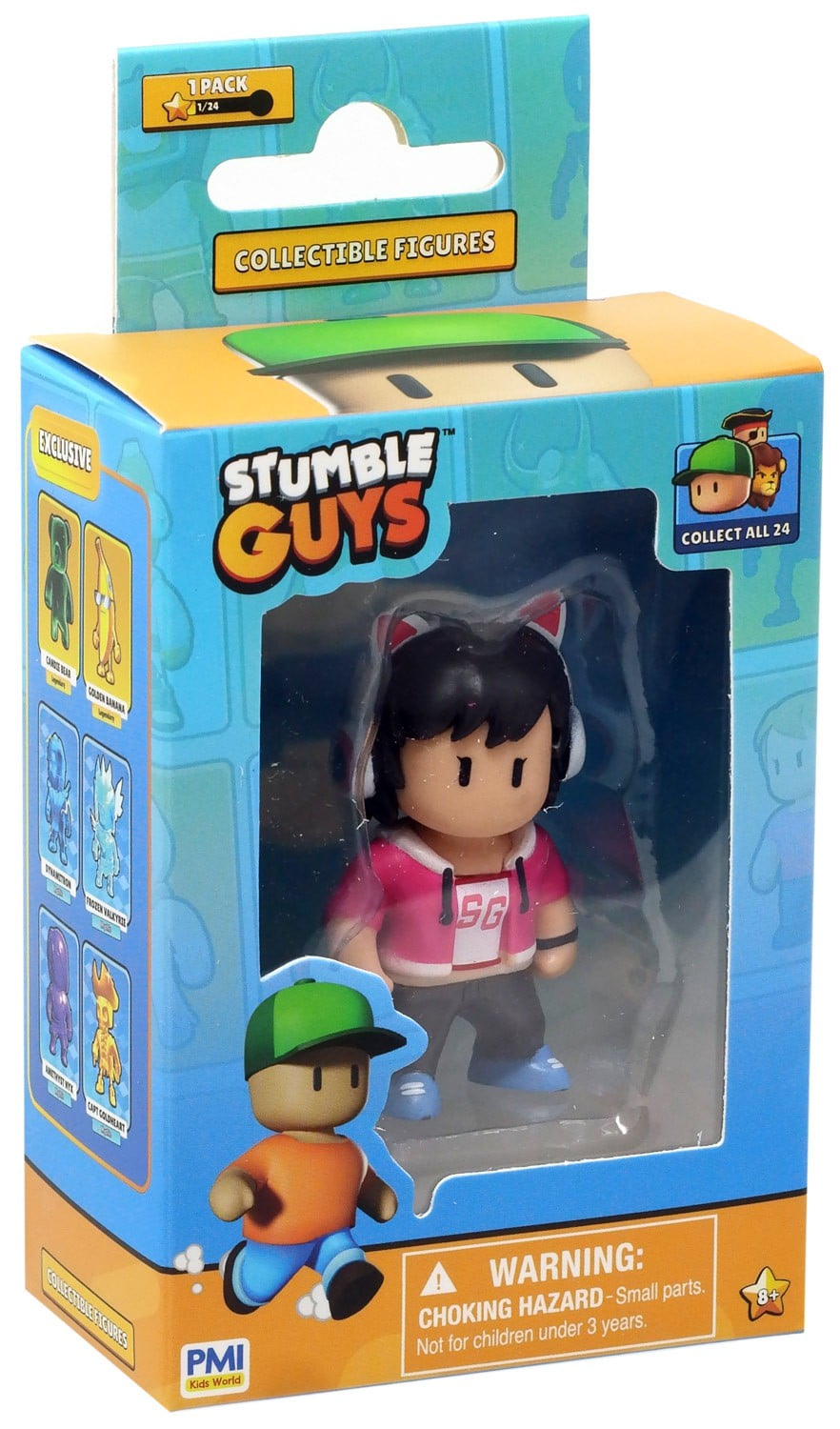 Stumble Guys Gamer Gina Collectible Figure - Walmart.com