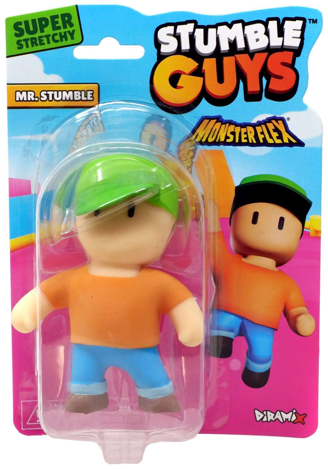 Stumble Guys Super Stretchy Monster Flex Mr. Stumble Action Figure Toy - Walmart.com