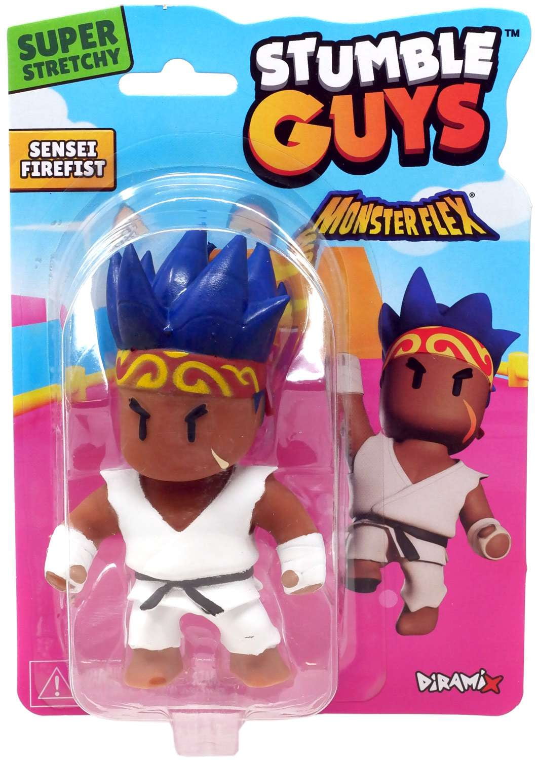 Stumble Guys Monster Flex Sensei Firefist Action Figure - Walmart.com