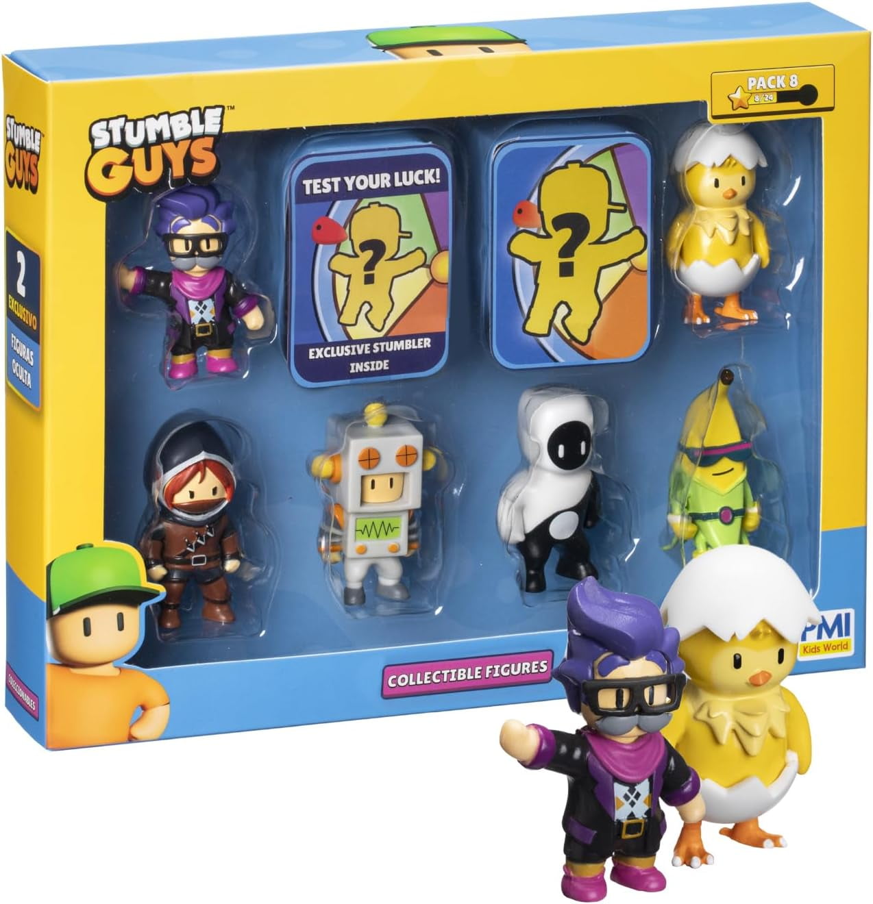 Stumble Guys Series 2 | Collectible Figures 8-Pack Deluxe Box ...