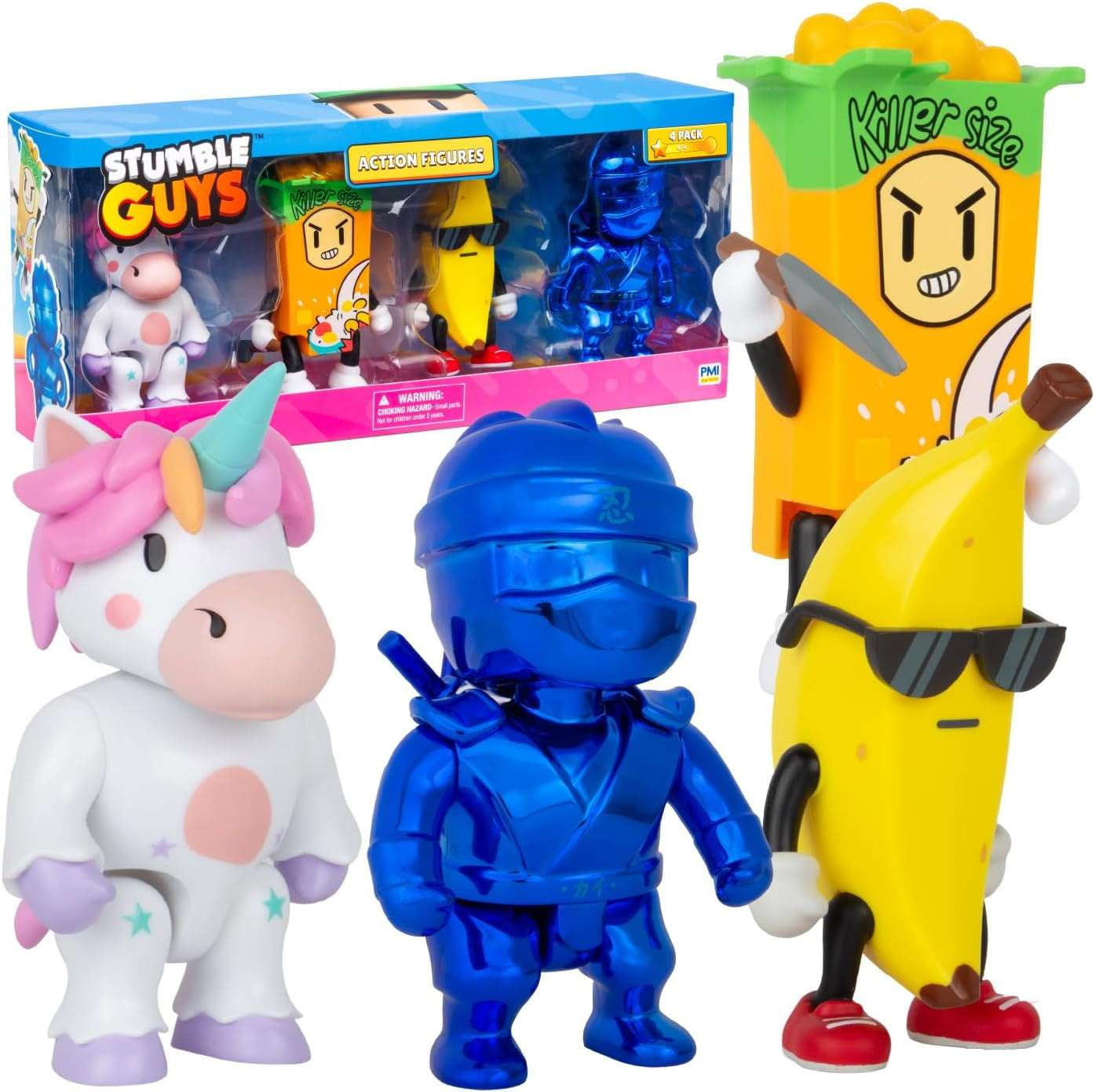 Stumble Guys Sprinkles, Cereal Killer, Banana Guy & Dymamitron Action ...