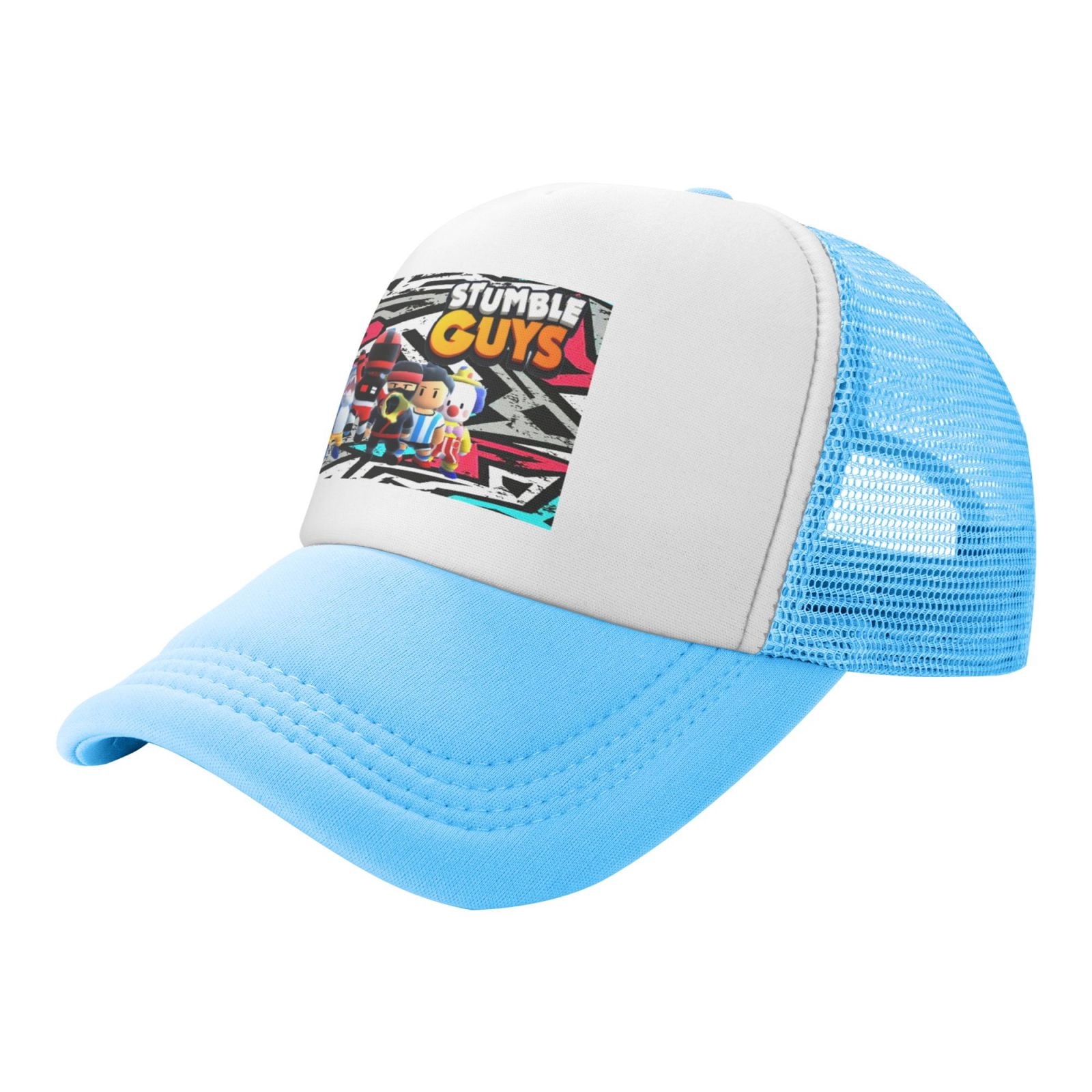 Stumble Guys Trucker Hats for Kids Snapback Baseball Cap for Summer ...