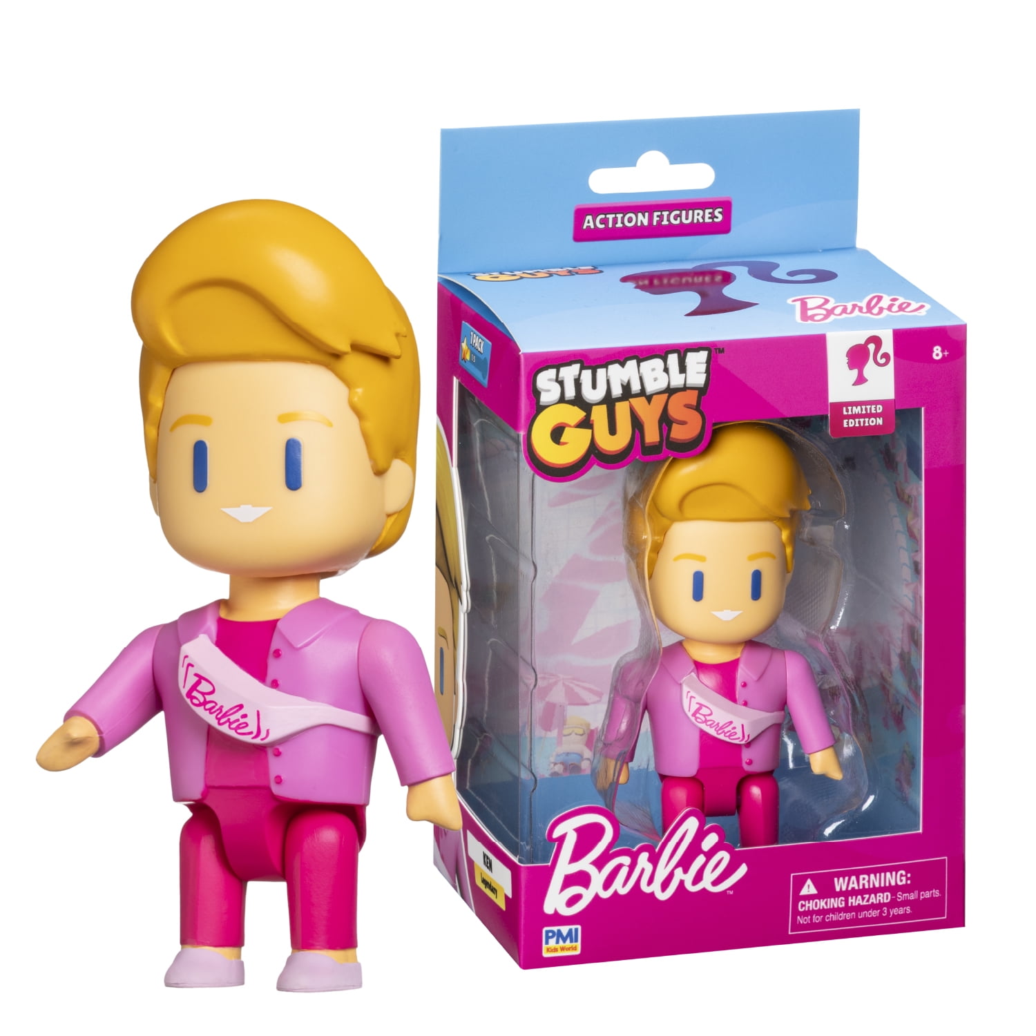 Stumble Guys X Barbie Action Figures - 1 Pack Window Box, 5 Styles to ...