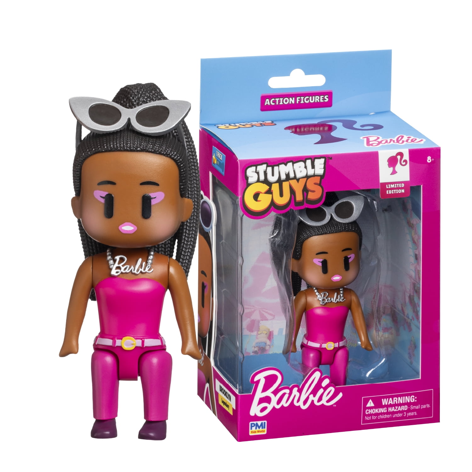 Stumble Guys X Barbie Action Figures - 1 Pack Window Box, 5 Styles to ...
