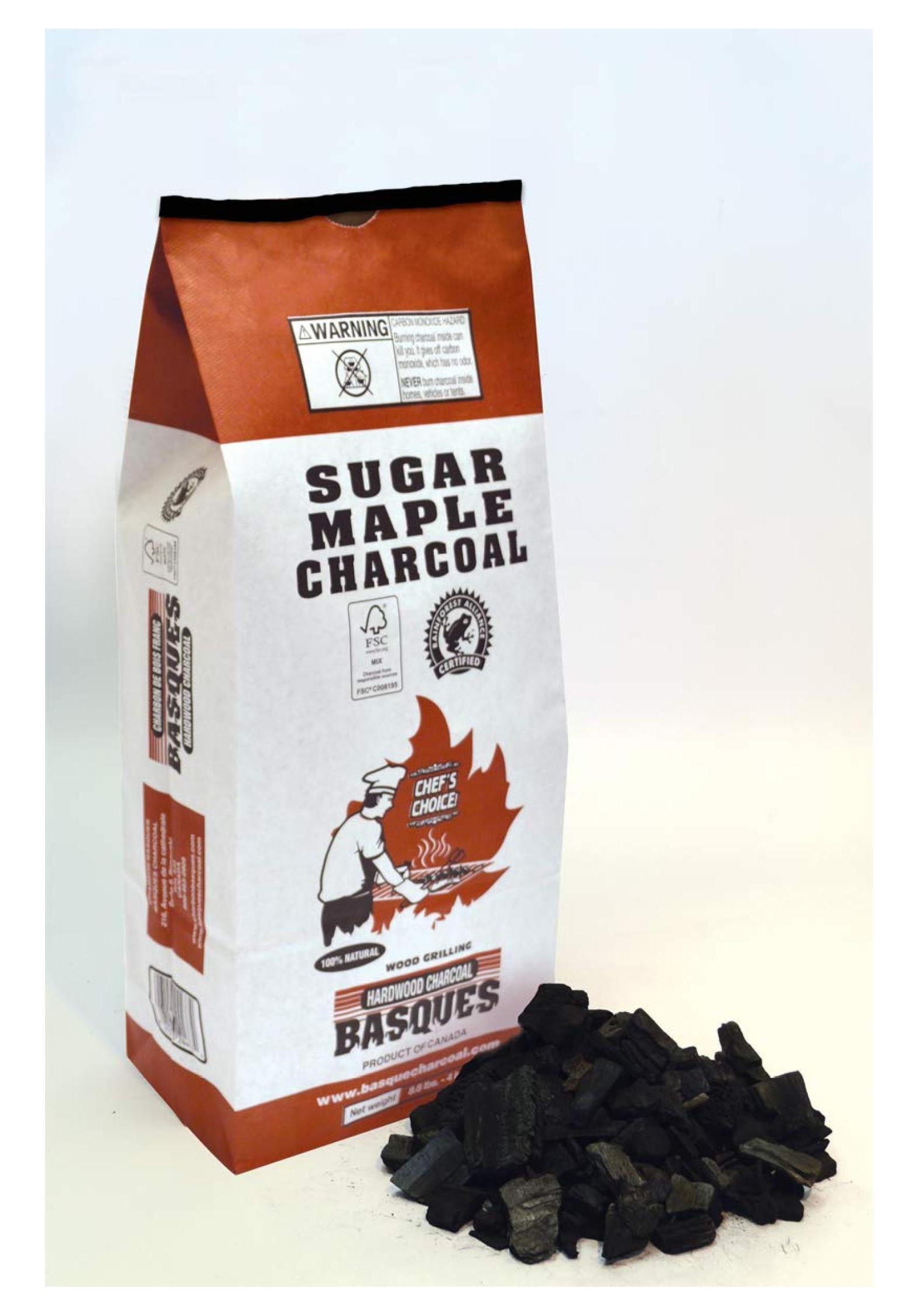 Stump Chunks: Sugar Maple Lump Charcoal for Grilling - Fast-Lighting ...