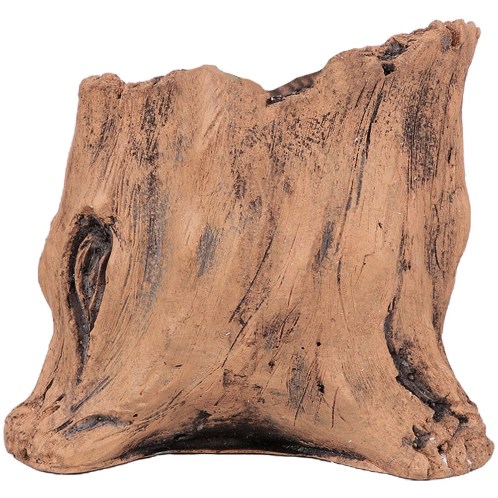 Stump Pot Pots for Plants Lettice Vintage Decor Retro Planter Imitation ...