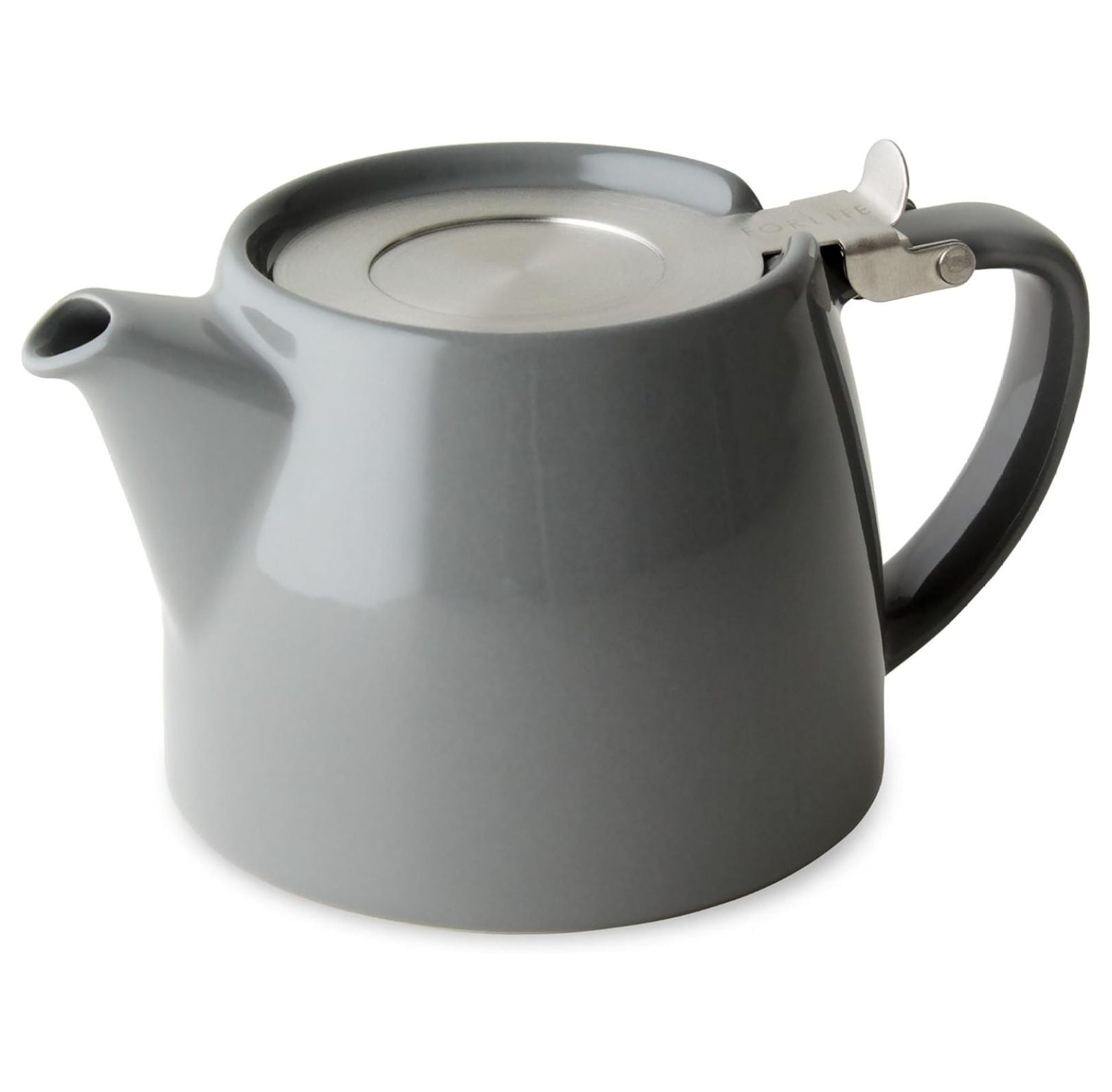 Stump Teapot with Lid and Infuser, 18-Ounce, Gray - Walmart.com