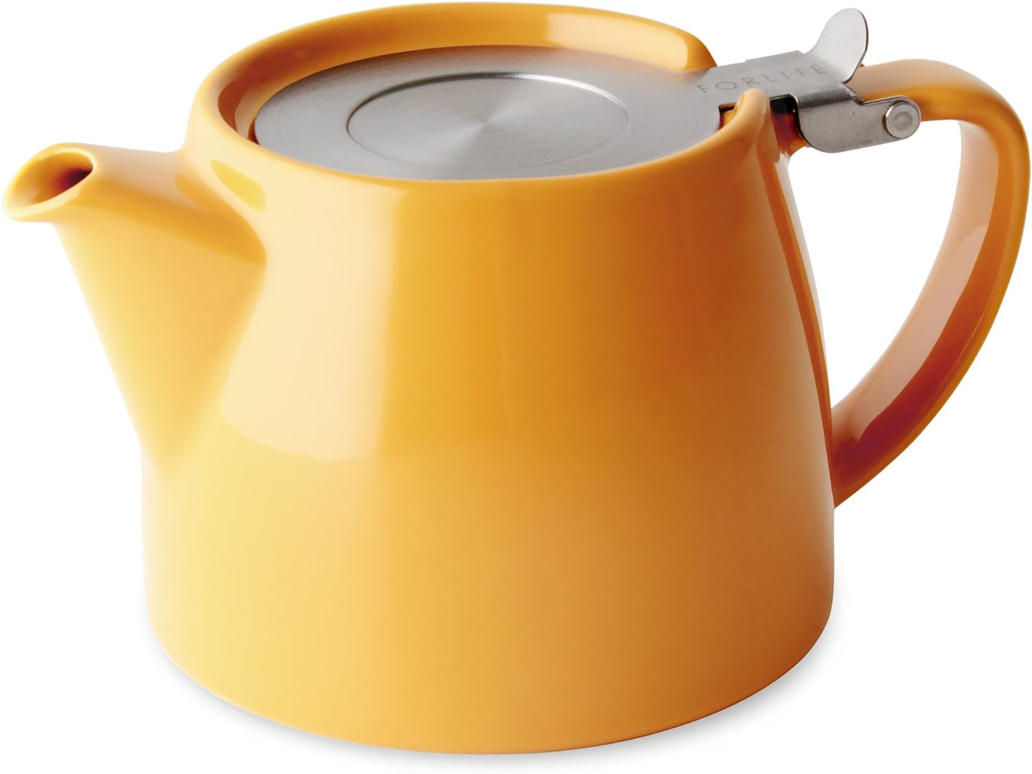 Stump Teapot with SLS Lid and Infuser, 18-Ounce, Mandarin - Walmart.com