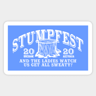 Stumpfest!!! (White) Sticker Bluey Stickers For Kids, Bluey Stickers ...