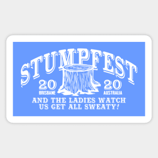 Stumpfest!!! (White) Sticker Bluey Stickers For Kids, Bluey Stickers ...