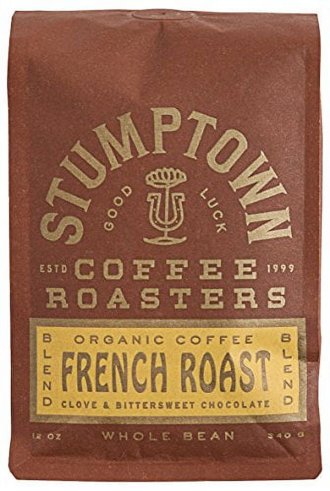 Stumptown Dark Roast Whole Bean Coffee, French Roast, 12 Ounce Bag ...
