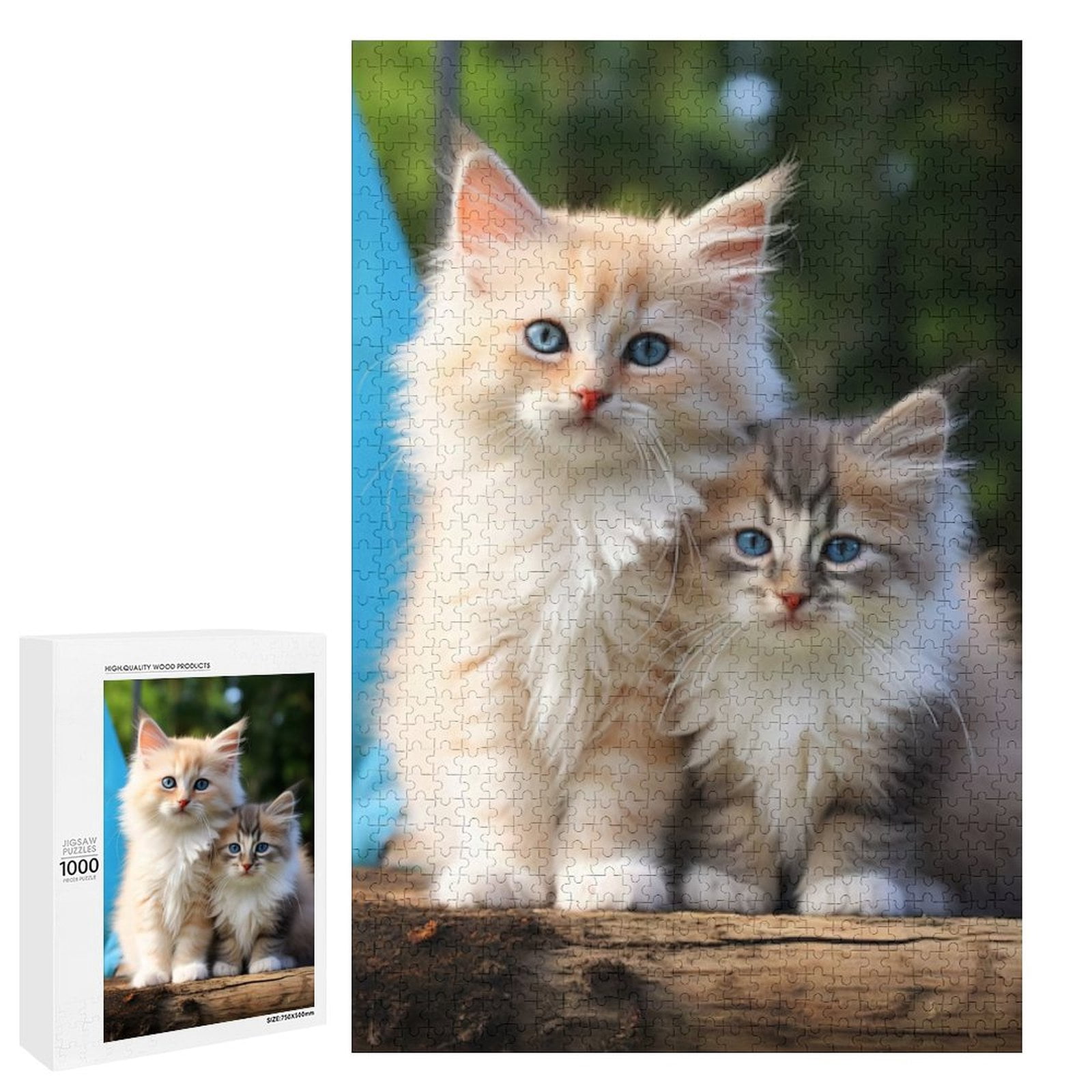 Stunning 1000-Piece Puzzle Featuring cats – A Fun and Challenging ...