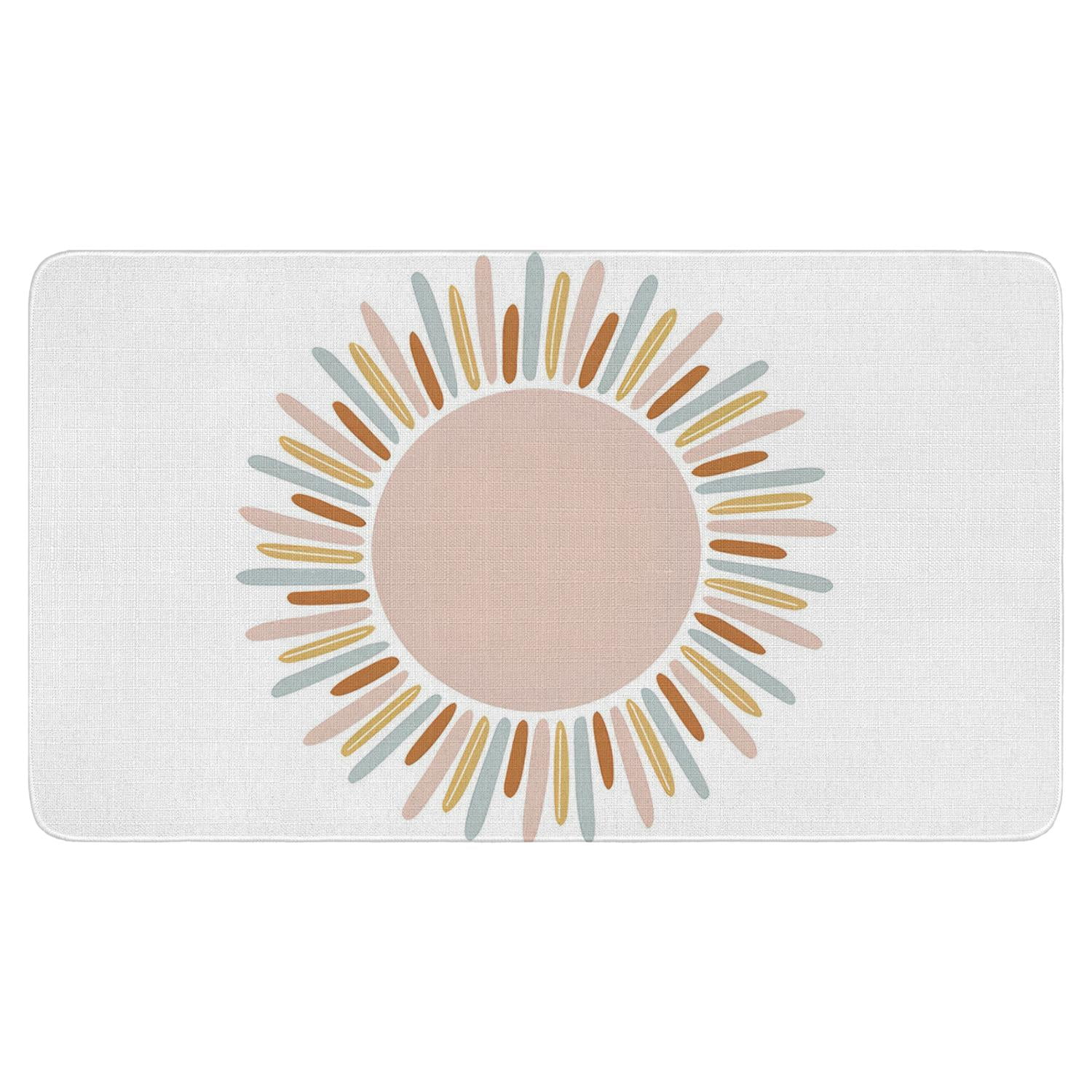 Stunning 17x30in Boho Door Mat - Features Sun Design - Ideal Entrance ...