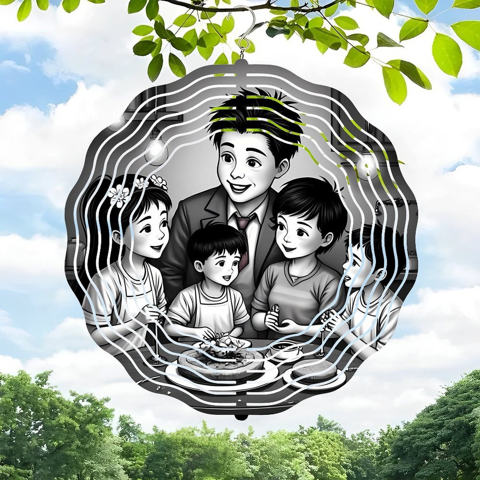 Stunning 3D Metal Hanging Wind Spinners for Yard & Garden - Unique ...