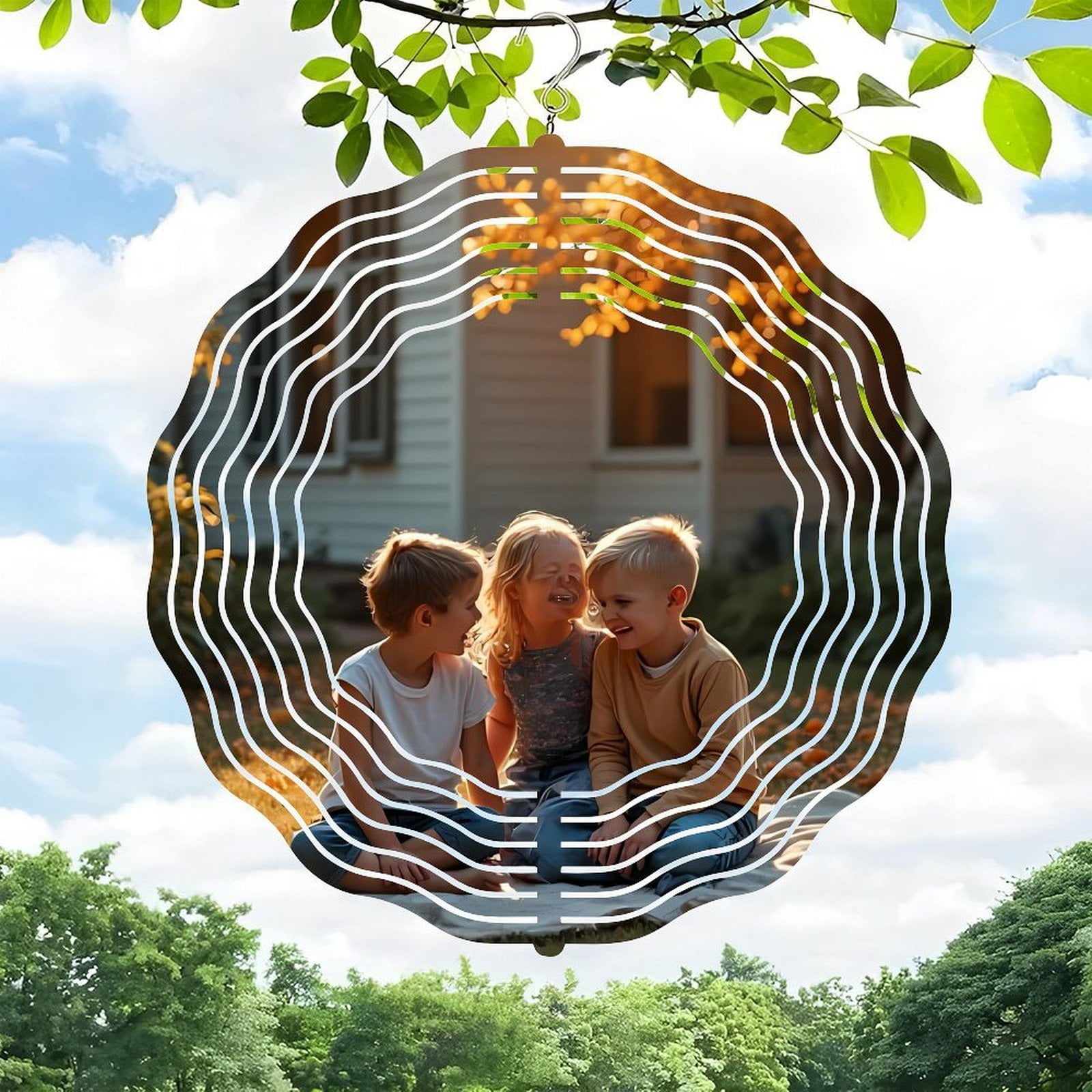 Stunning 3D Metal Hanging Wind Spinners for Yard & Garden - Unique ...