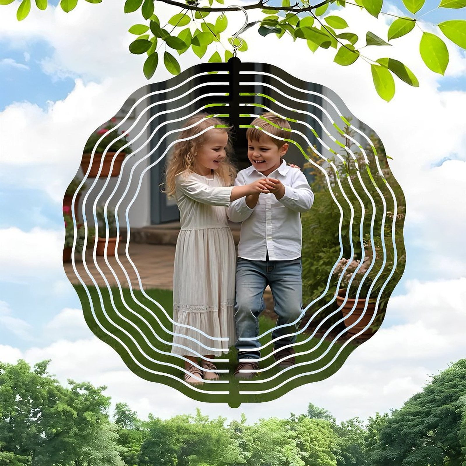 Stunning 3D Metal Hanging Wind Spinners for Yard & Garden - Unique ...