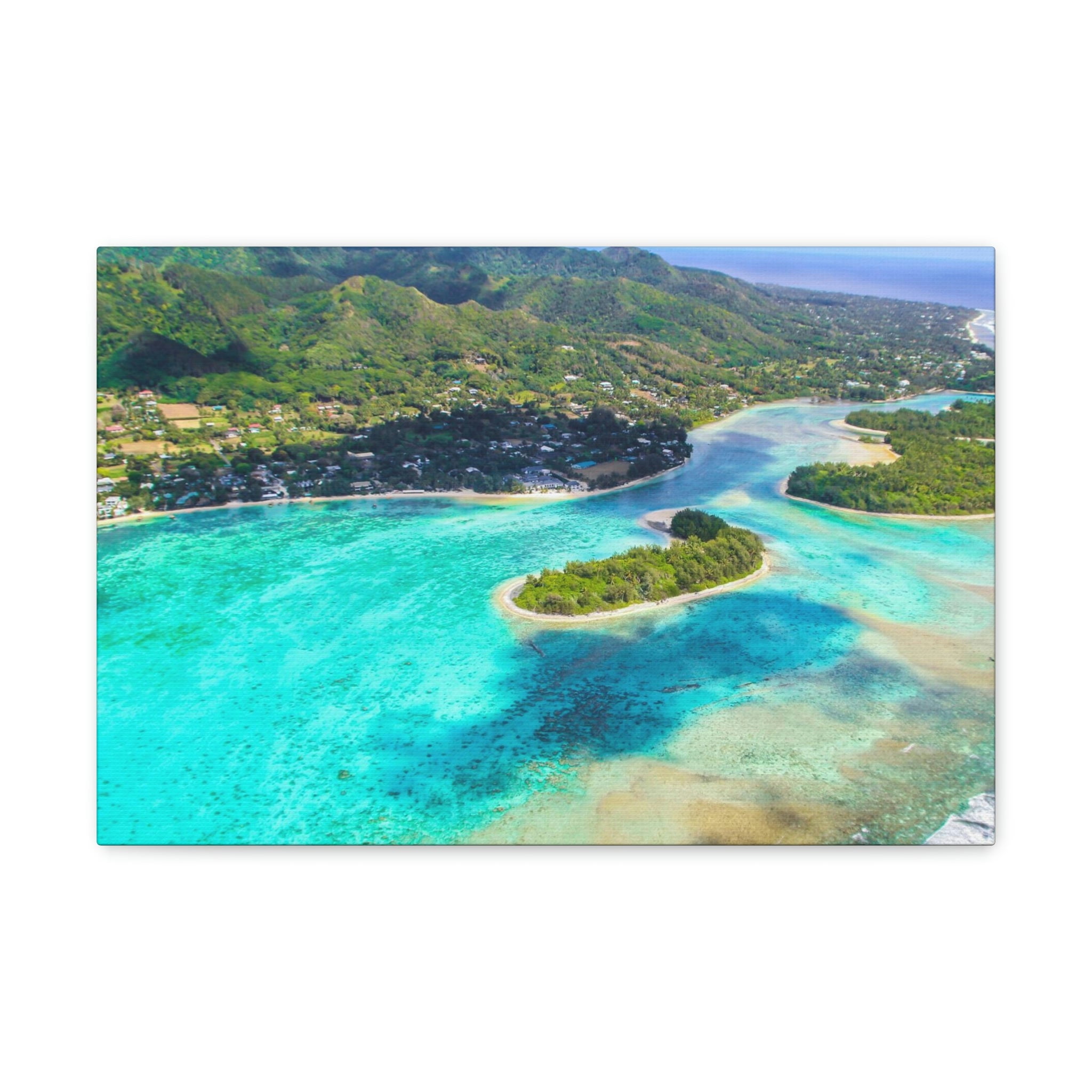 Stunning Breathtaking Island Scene Beautiful Clear Turquoise Water ...