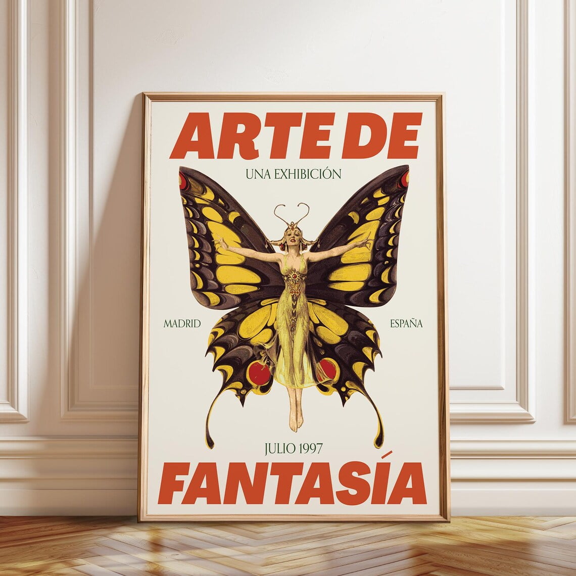 Stunning Butterfly Wall Poster For Home & Office Decor - 1997 Fantasy ...
