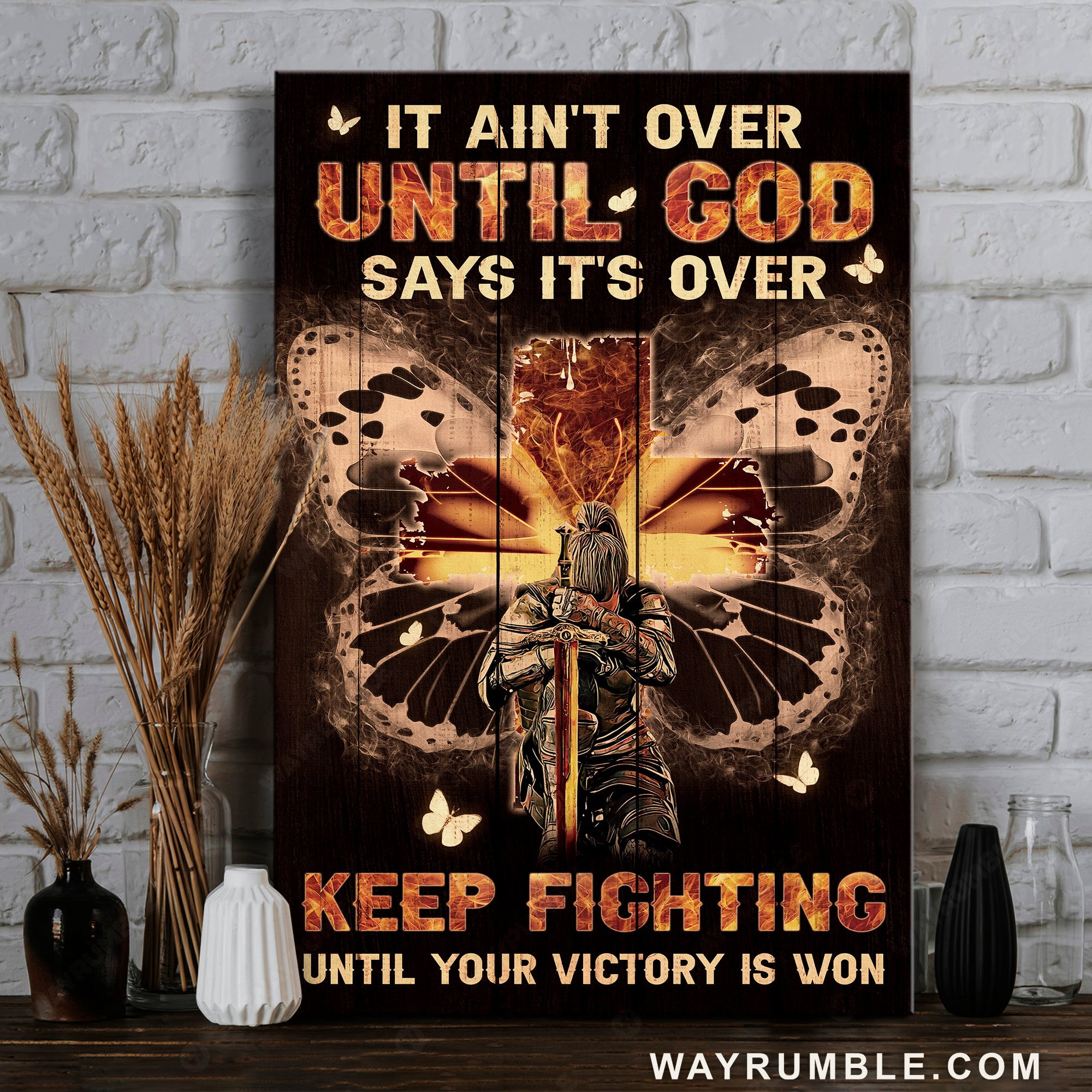 Stunning Butterfly, Woman Warrior Painting, Keep Fighting Until Your ...