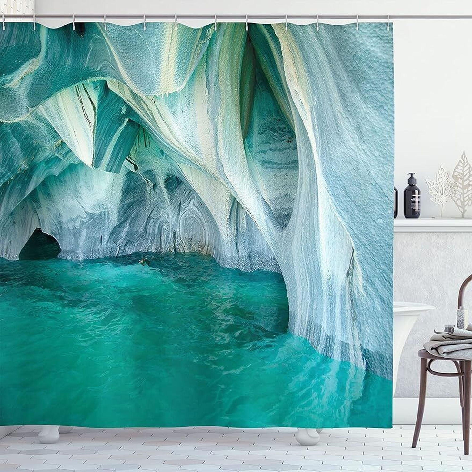 Stunning Cave Shower Curtain - Nature-Inspired Bathroom Decor with ...