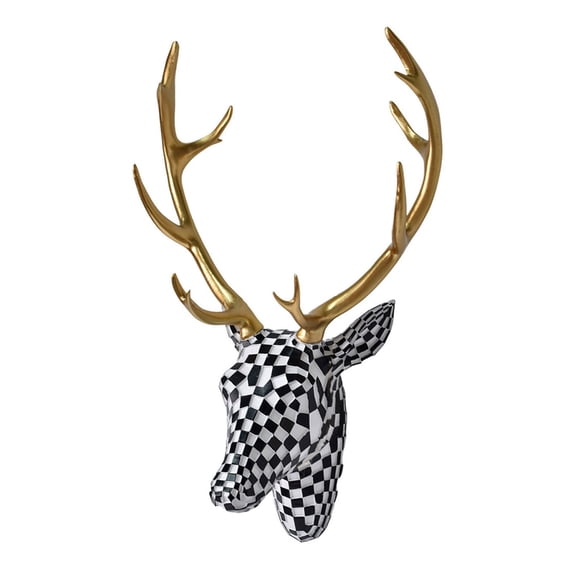 Stunning Deer Head Wall Hanging Unique Animal Head Sculpture Ideal for ...