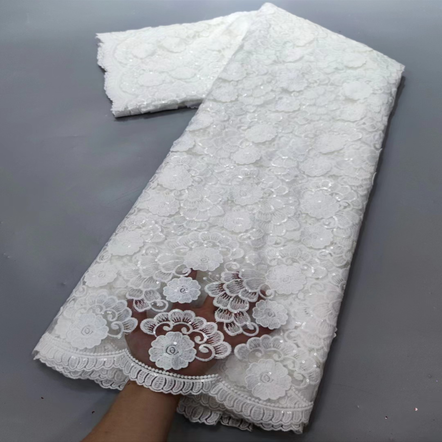 Stunning and Exquisite High Quality White Swiss Voile Lace Gorgeous ...