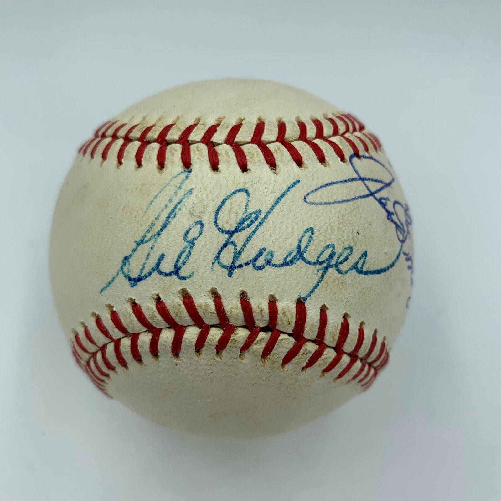 Stunning Gil Hodges Joe Dimaggio Signed 1960's AL Joe Cronin Baseball ...