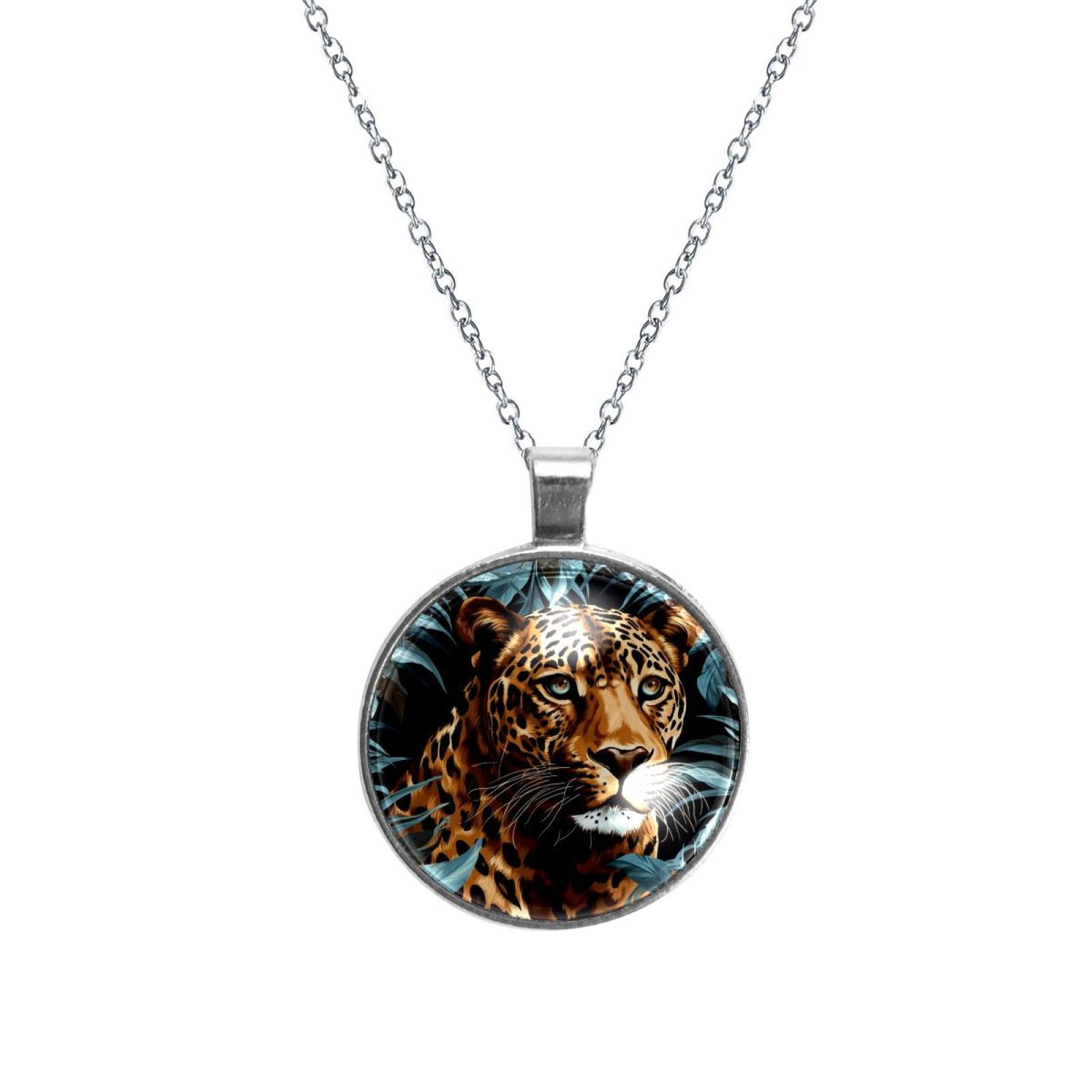 Stunning Glass Circular Pendant Necklace - Handcrafted Unique Design ...