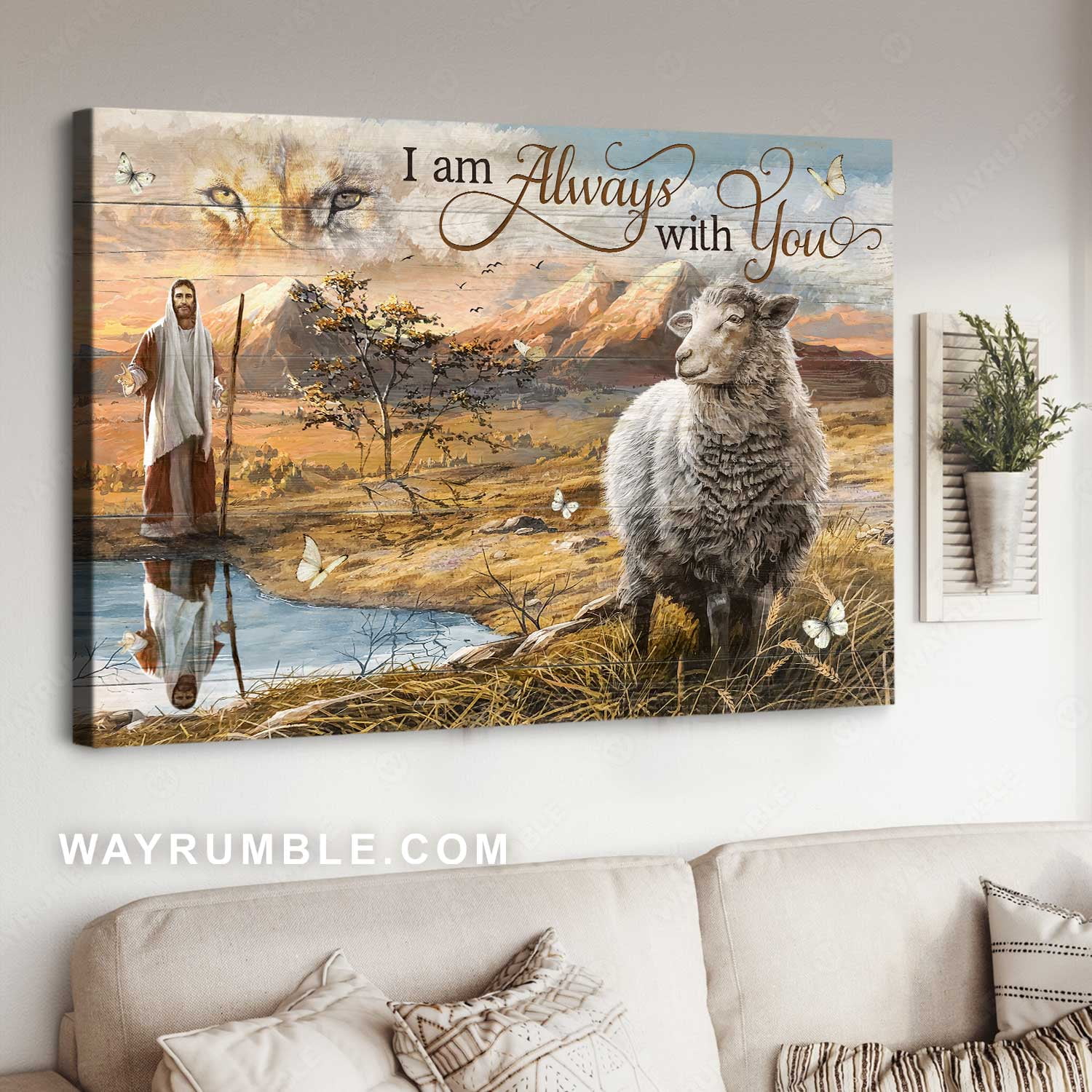 Stunning Lamb, Beautiful Meadow Land, Lion Of Judah, I Am Always With ...