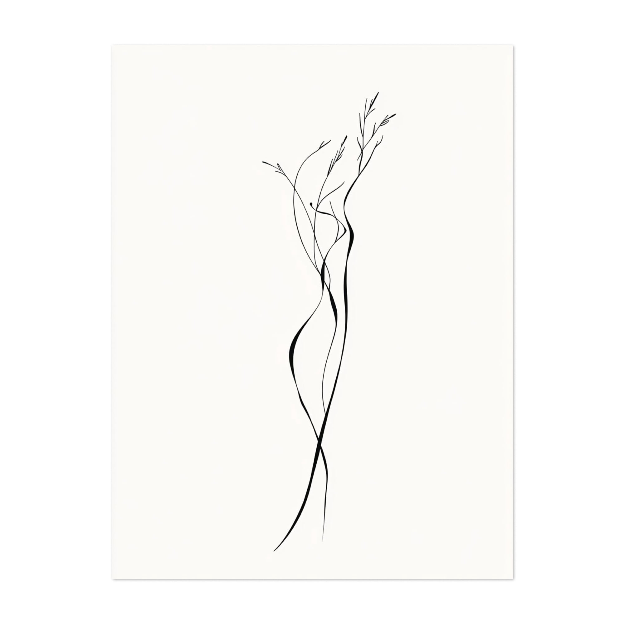 Stunning Minimalist Floral Line Drawing - Line Drawing Line Art ...