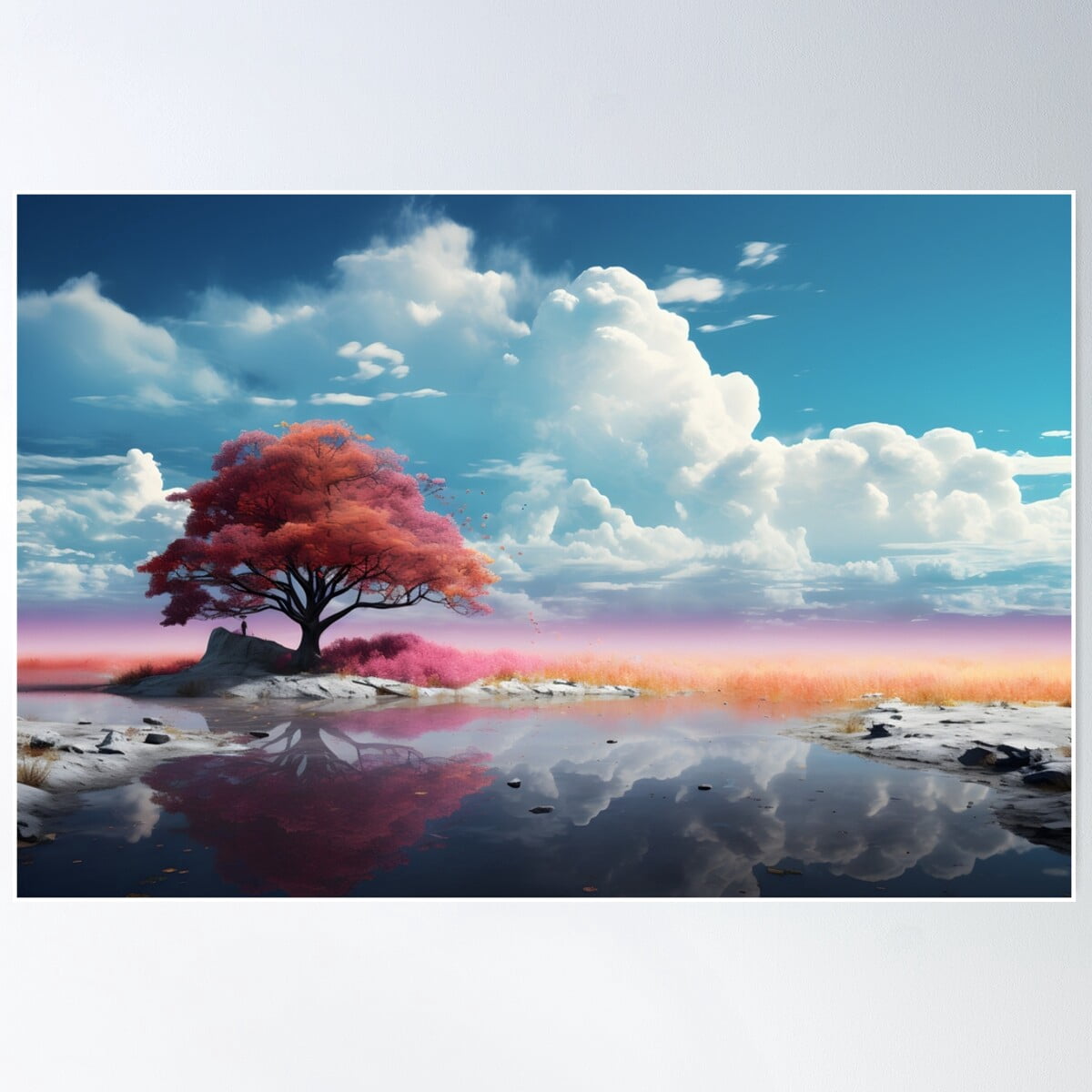 Stunning Nature Landscape Poster Wall Art, Modern Wall Decor For Living ...