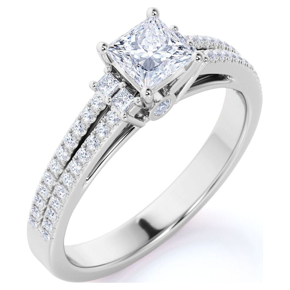 Authentic Lavish Sparkle Ring, Clear CZ 196313CZ-56 EU 7.5 US - Walmart.com