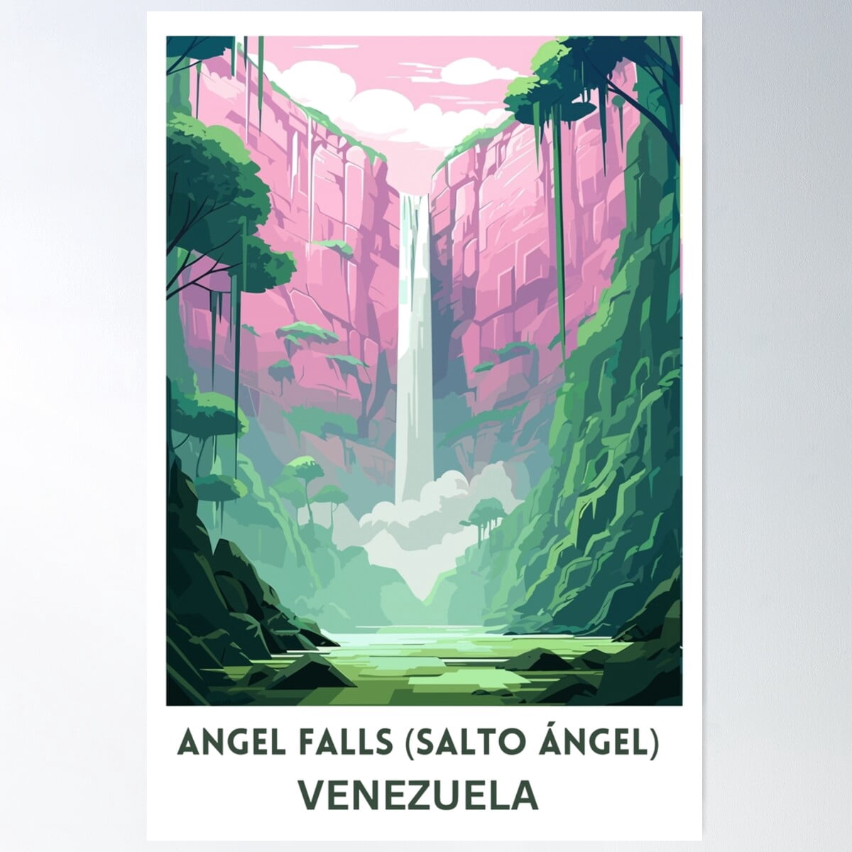 Stunning Replica Of Angel Falls, Venezuela - Capture The Magic Of The ...