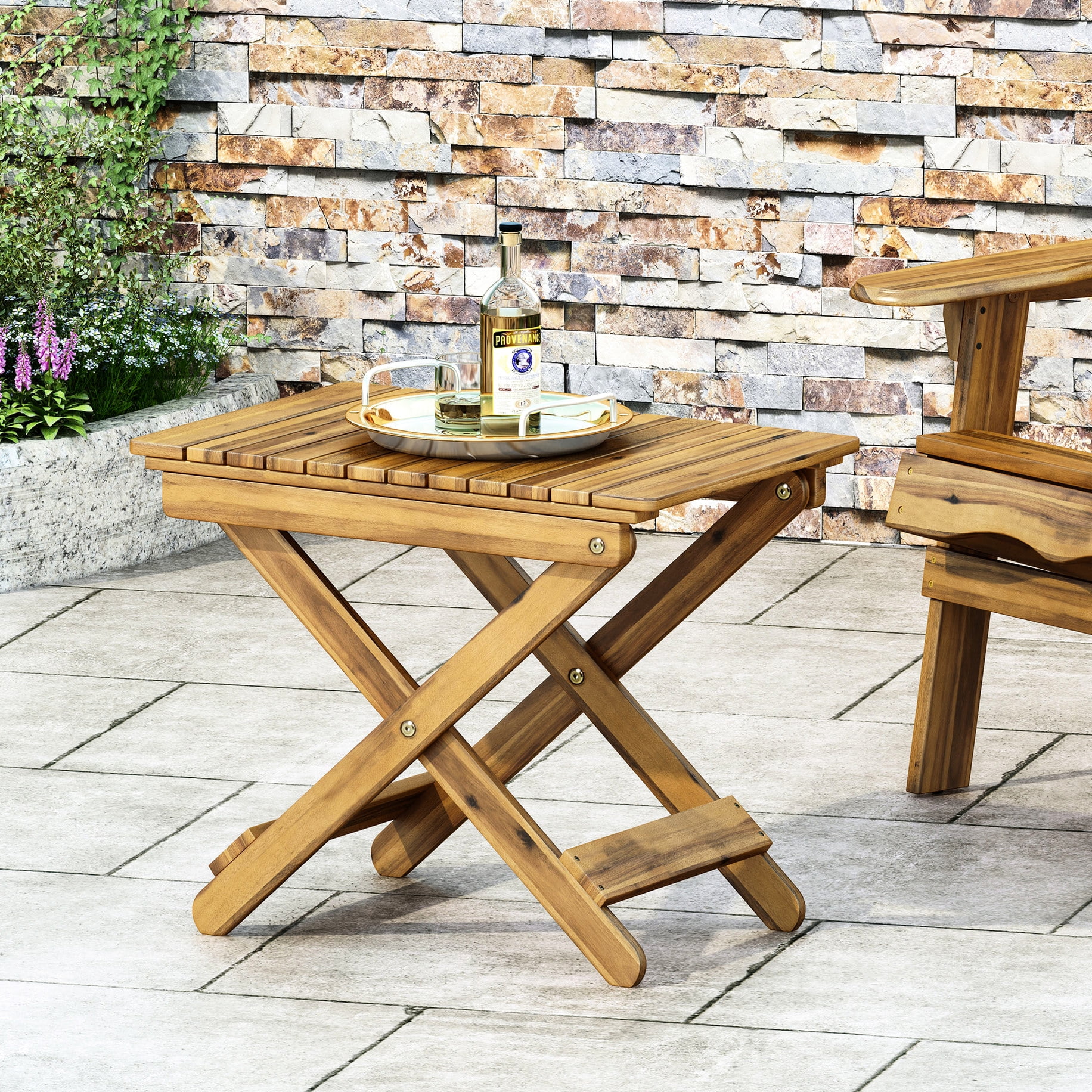 Stunning Slat Paneling and Foldable Frame - Garden and Balcony Decor ...