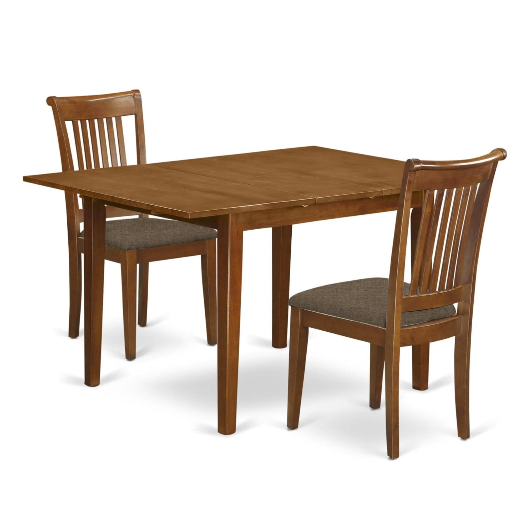 Stunning and Sophisticated Dining Table Set for Small Spaces - Rectangular Table with Ample ...