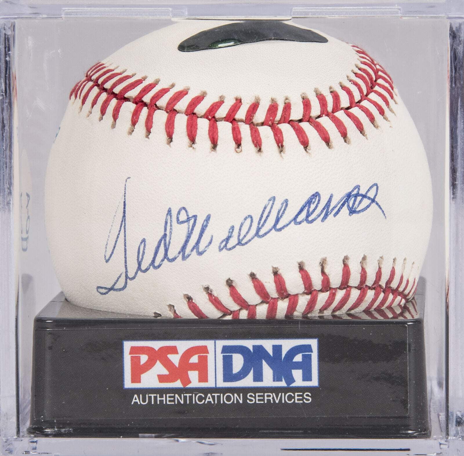 Stunning Ted Williams Single Signed AL Baseball PSA DNA Graded MINT 9 ...