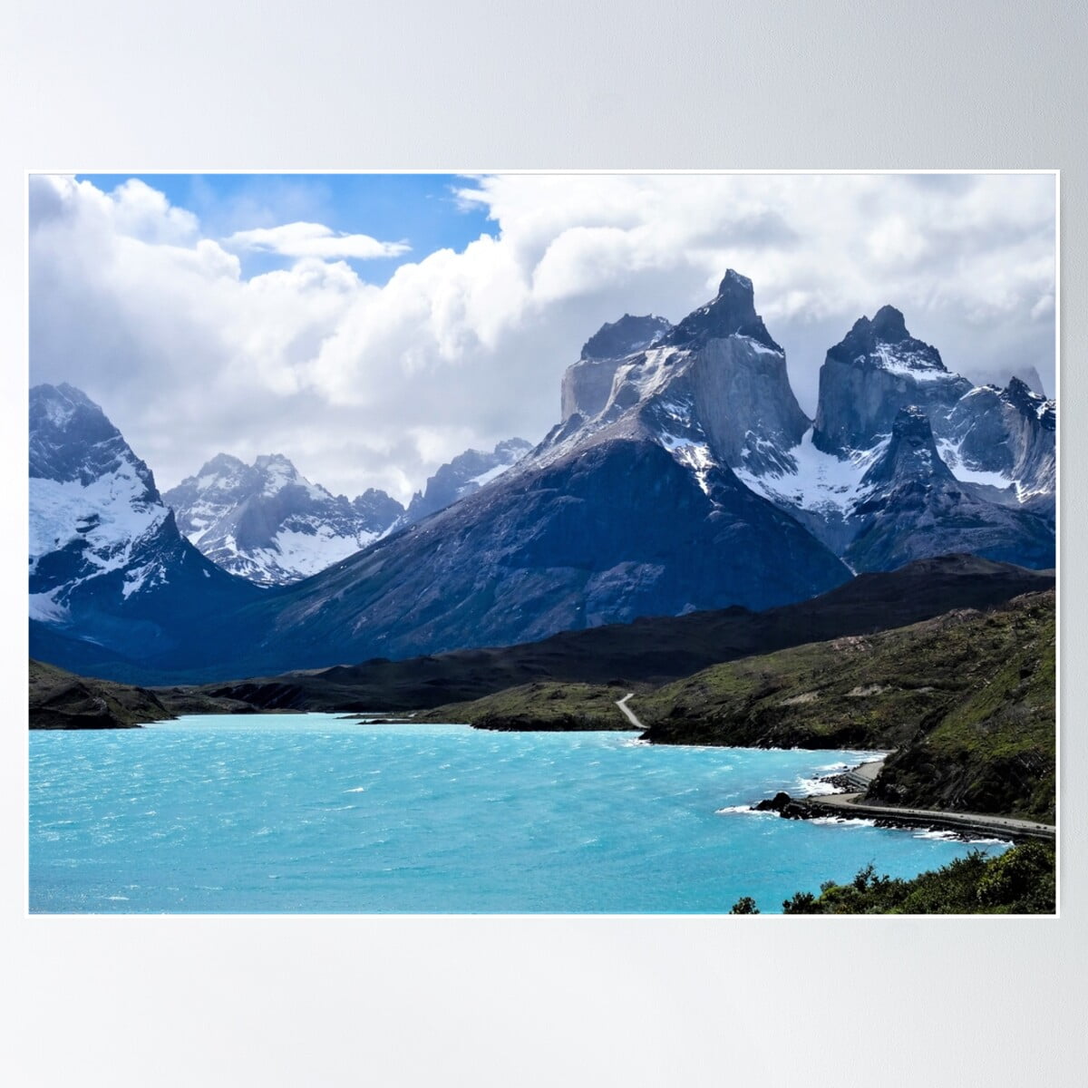 Stunning Torres Del Paine National Park - South Chile Poster Wall Art ...