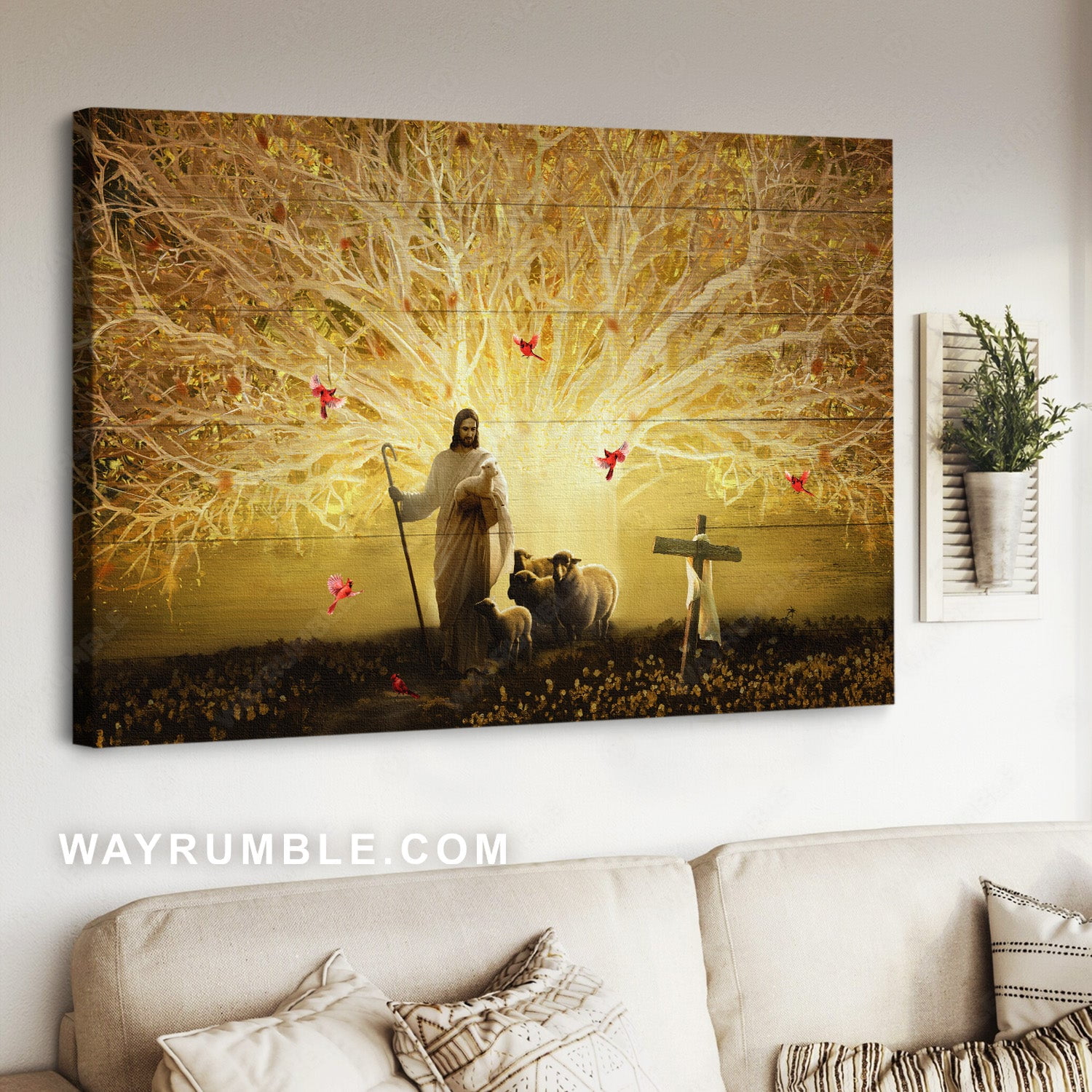 Stunning Tree, Magic Halo, Animal Of God, Walking With Jesus - Jesus ...