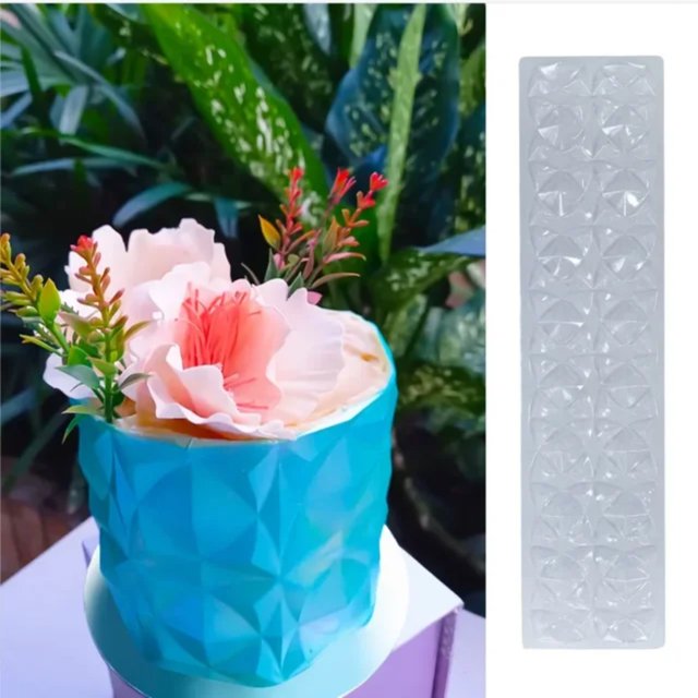 Stunning Unique Plastic 3D Origami Cake Wrap Mold for Enhancing Bakery ...