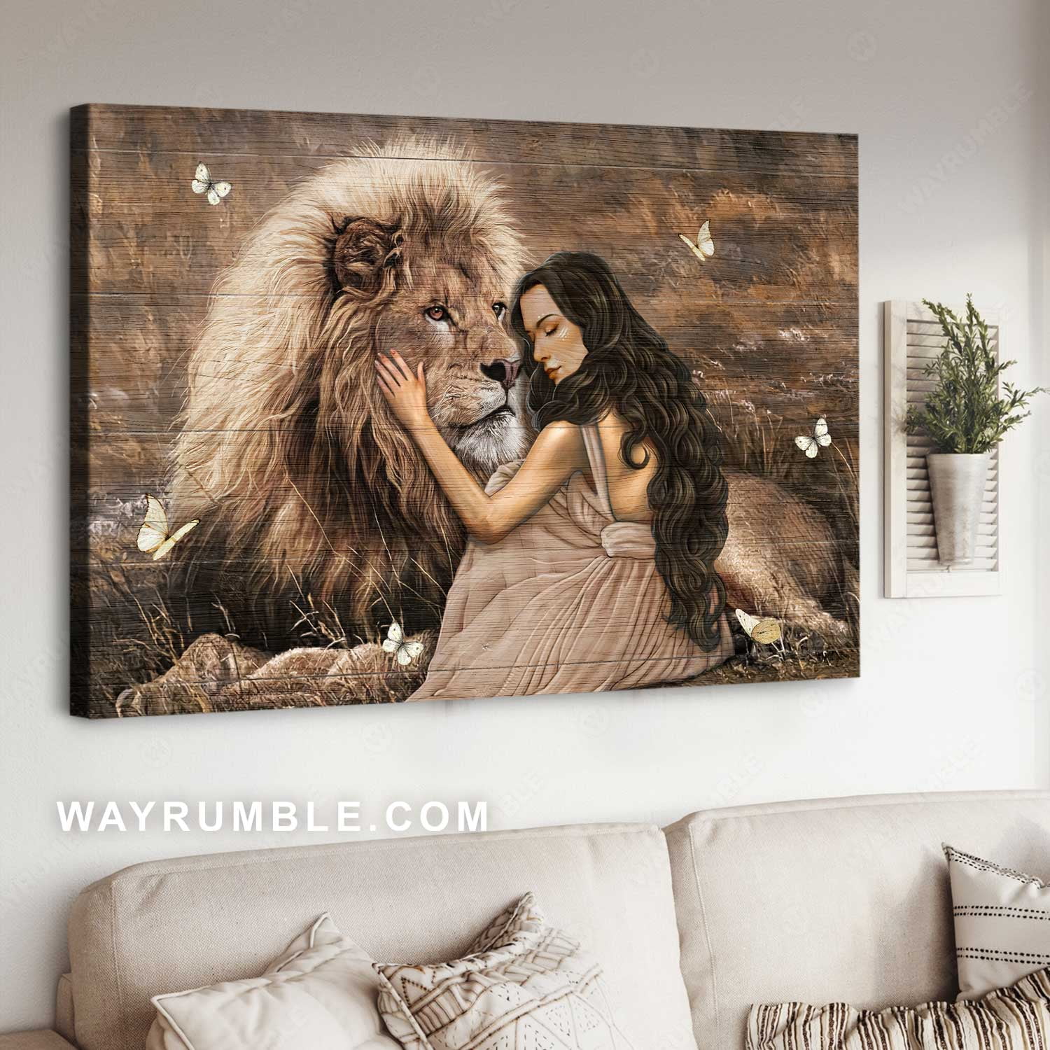 Stunning girl painting, Lion of Judah, Beautiful rice field, Walking ...