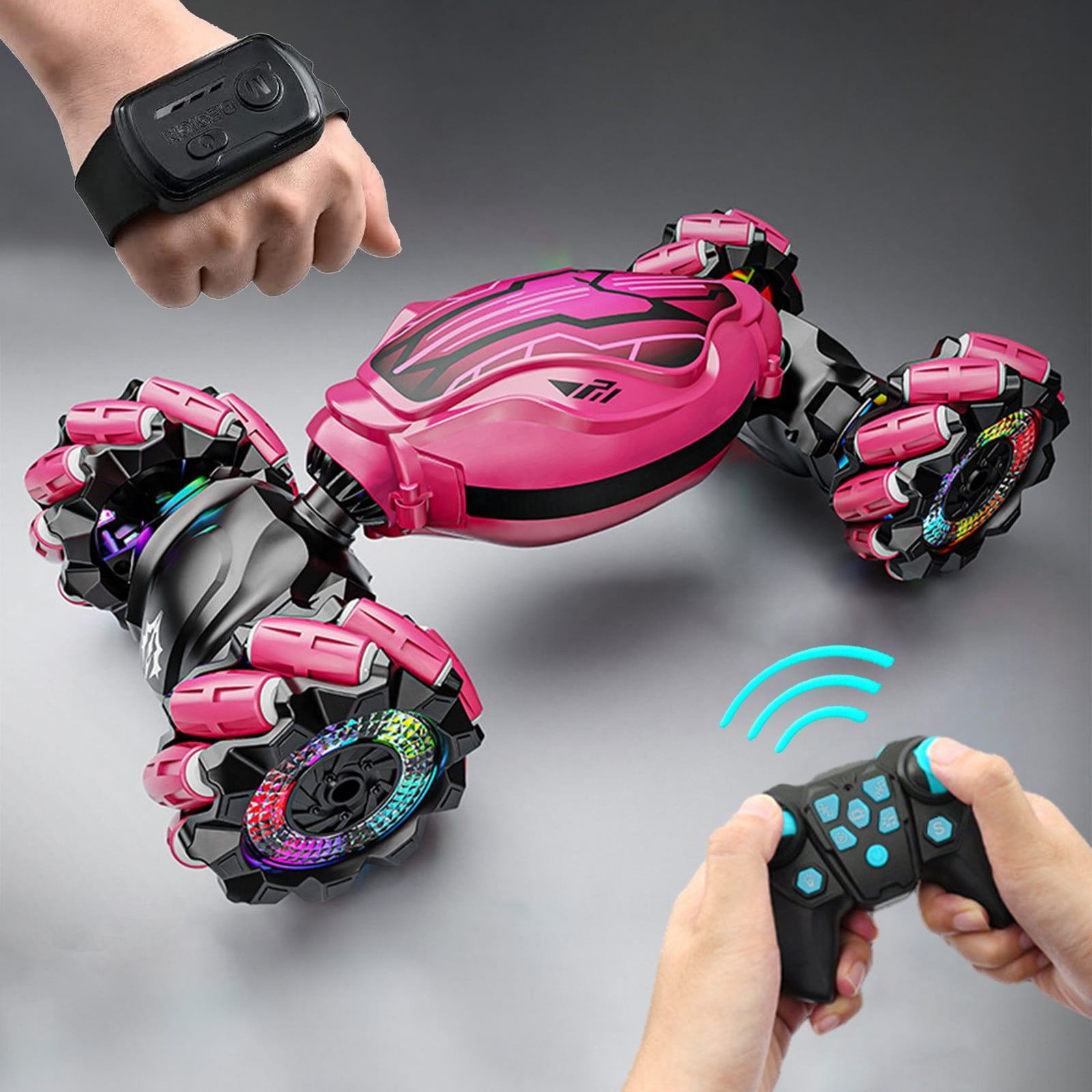 Stunt Car Toys, 4WD Remote Control Car, Watch Controller, Gesture ...