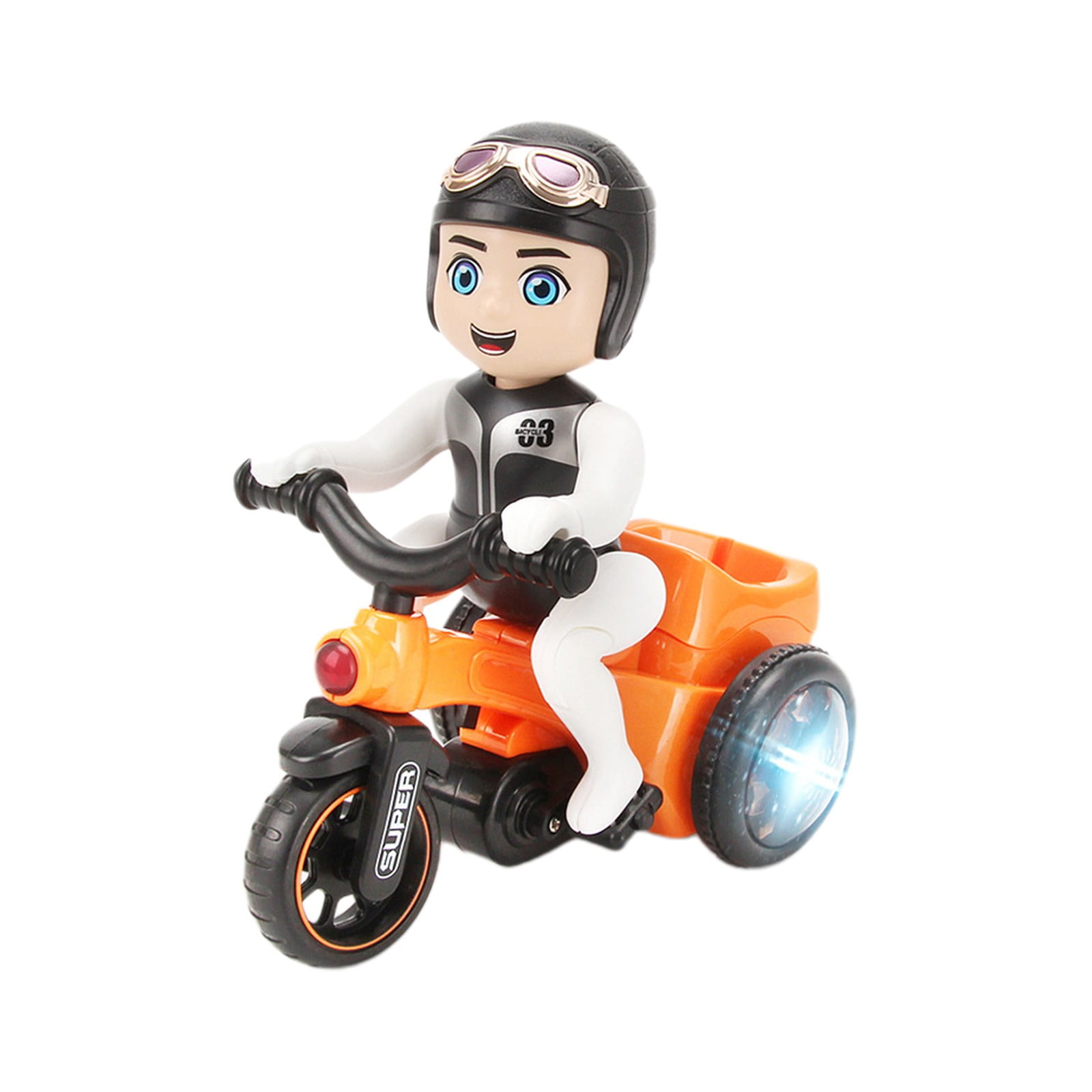 Stunt Electric Tricycle with Lights Music Rotating All Directional ...