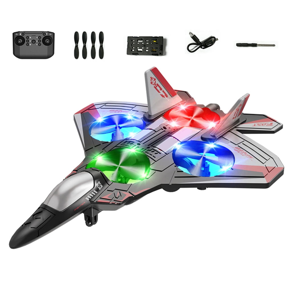 Stunt Foam Jet Fighter Plane Remote Controlled Toy for Children 6-14 ...