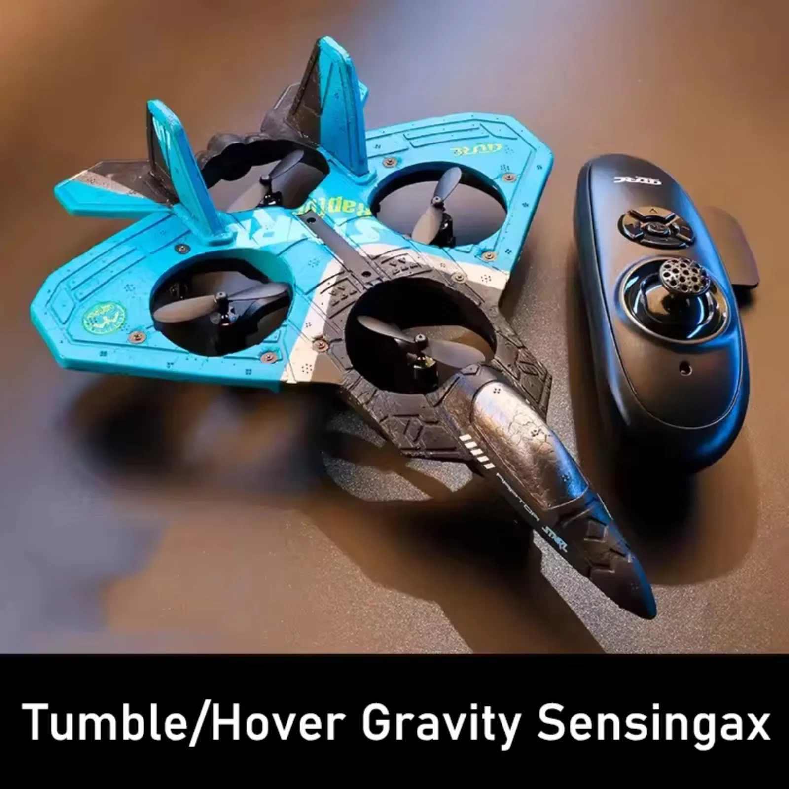 Stunt RC Airplane with Light,2.4G Radio Control Glider Fighter Hobby ...