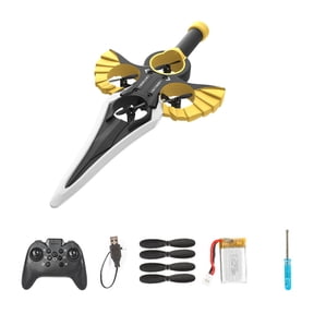 2025 Remote Control Flying Sword Drone with Gyro Stabilizer & LED ...