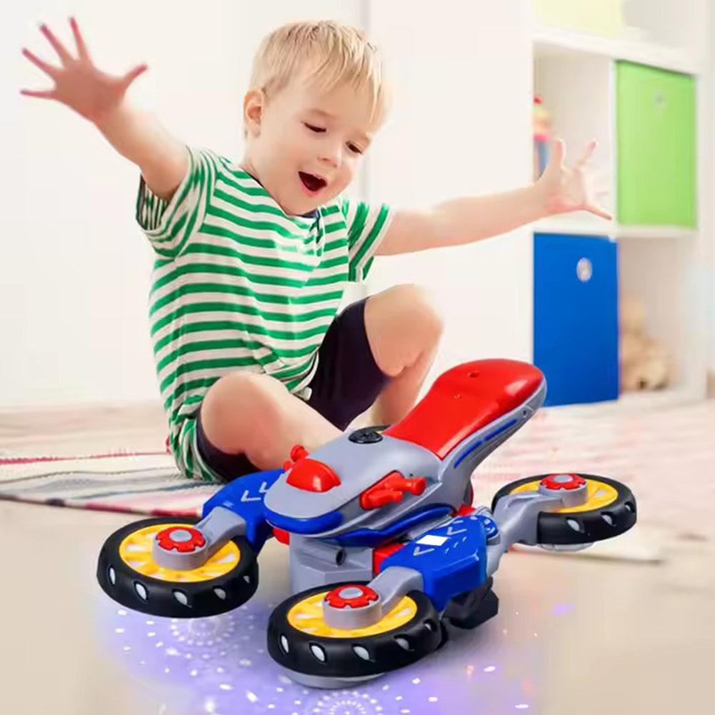 Stunt deformation rotating motorcycle universal deformation motorcycle ...