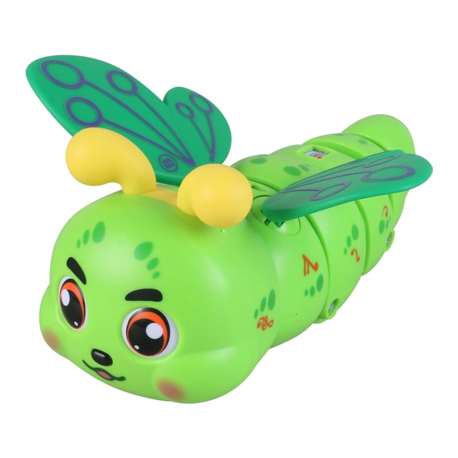 Stunt spinning caterpillar glowing concert wriggling universal cartoon ...