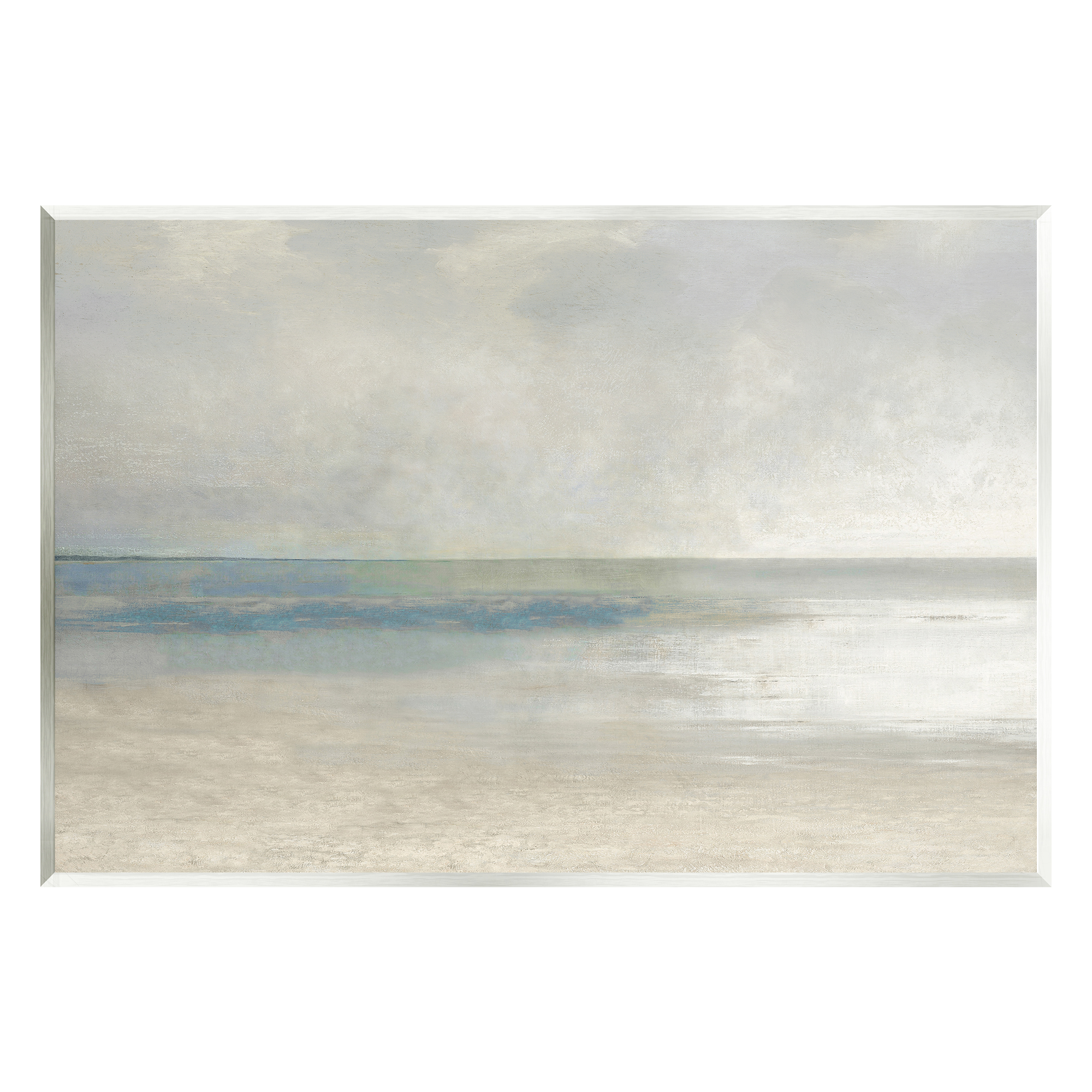 Stupell Abstract Beach Horizon Landscape Landscape Painting Wall Plaque ...