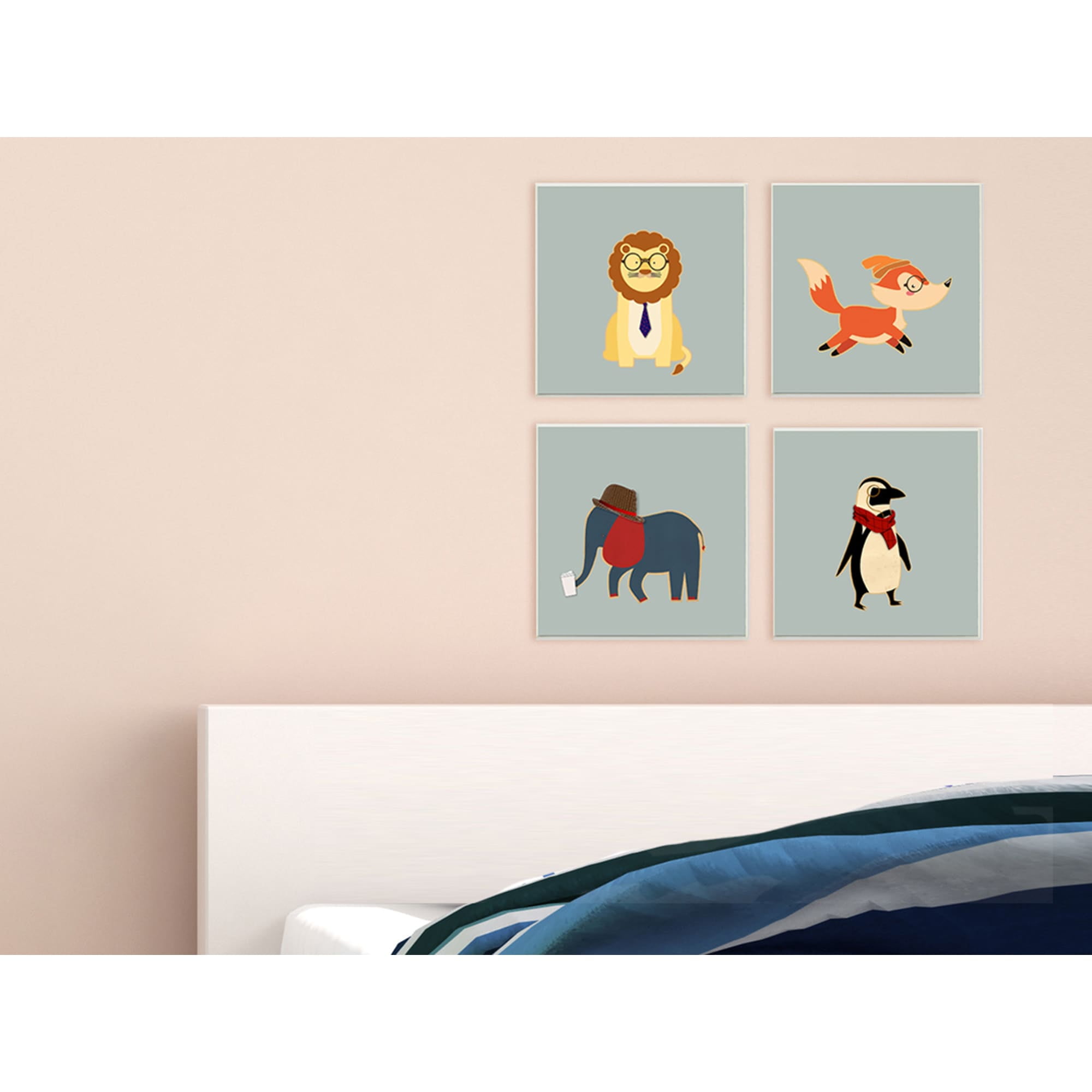 Stupell 'Hipster Elephant with Fedora' Wall Plaque Art - Walmart.com