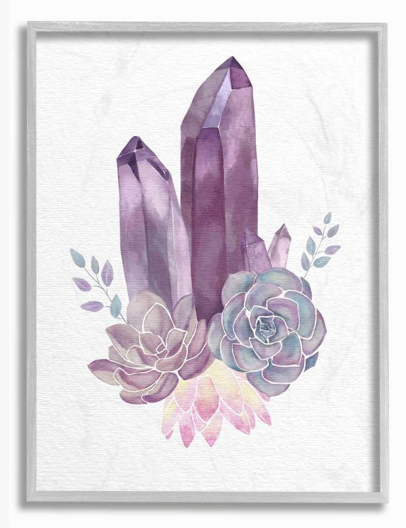 Stupell Industries Flowers Framed Giclee Textured Wall Art by Ziwei Li ...